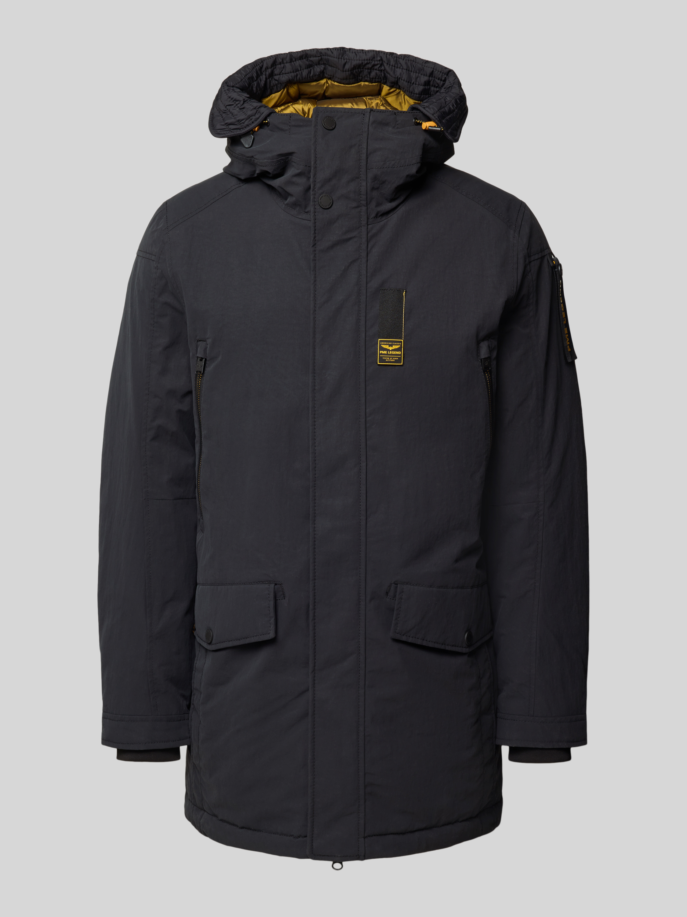 PME Legend Parka mit Label-Detail (black) online kaufen