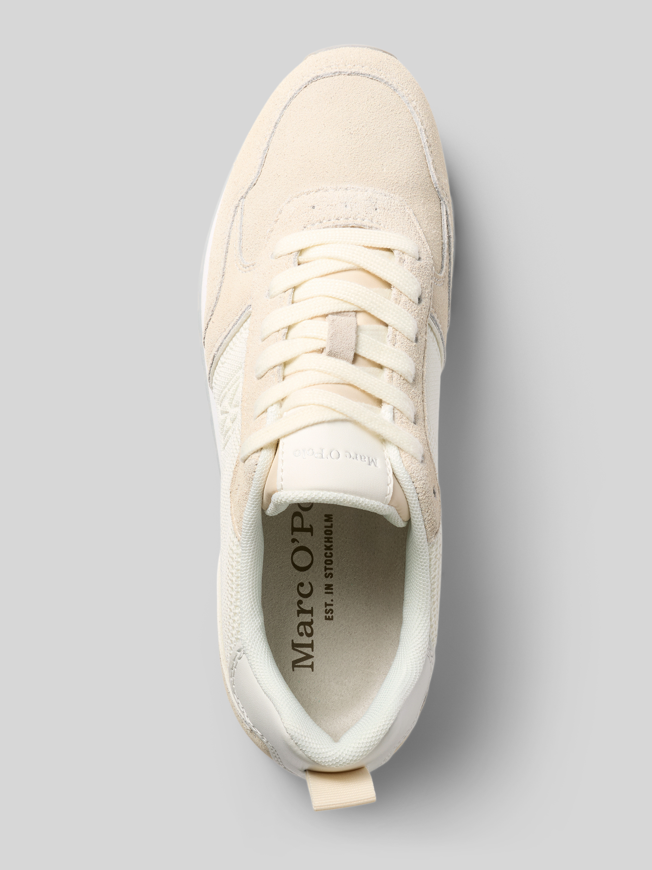 Marc O'Polo Low Top Sneaker aus echtem Rindsleder (offwhite) online kaufen