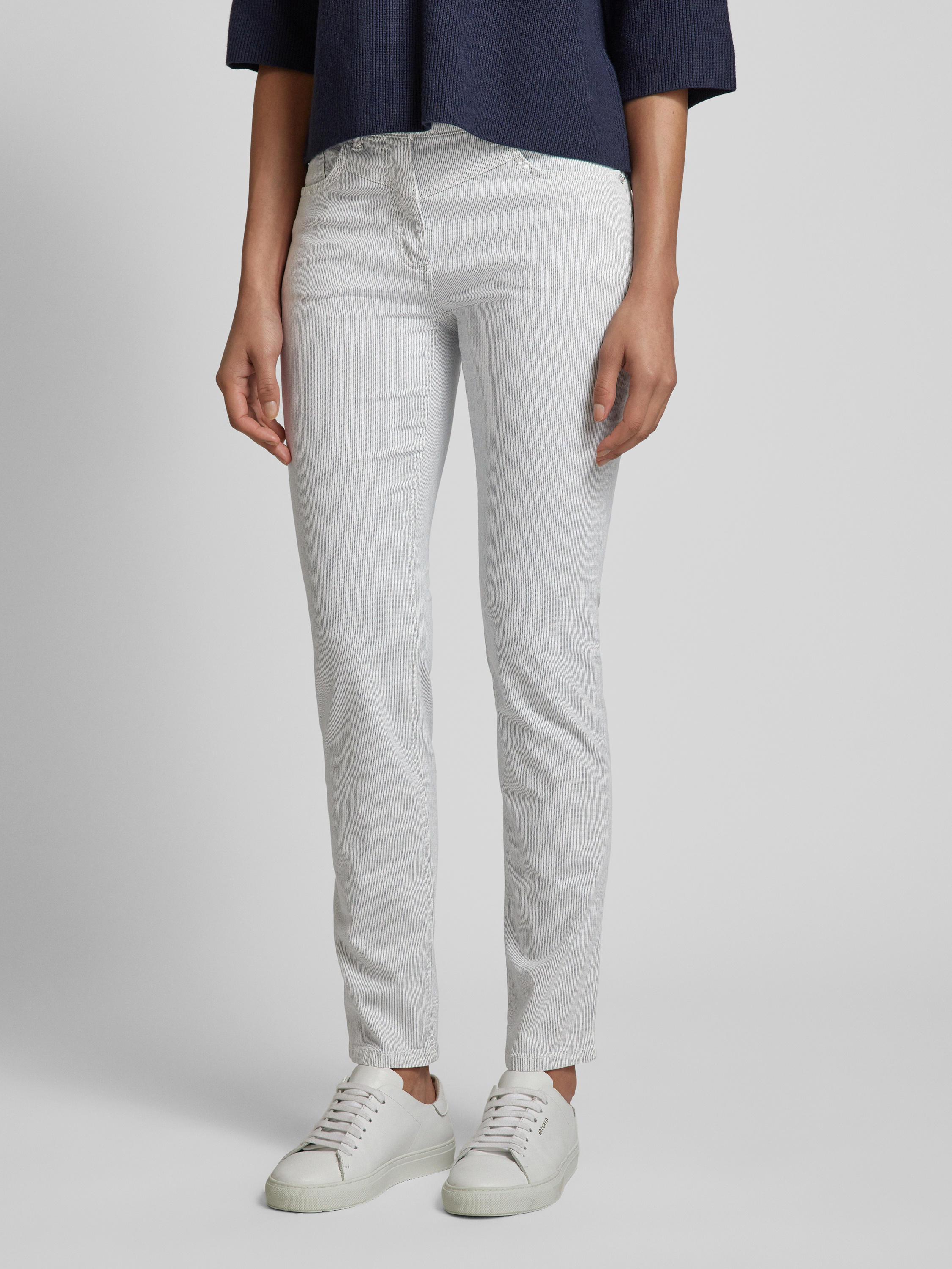 Gerry Weber Edition Slim fit jeans met knoopsluiting, model 'Alissa' in ...