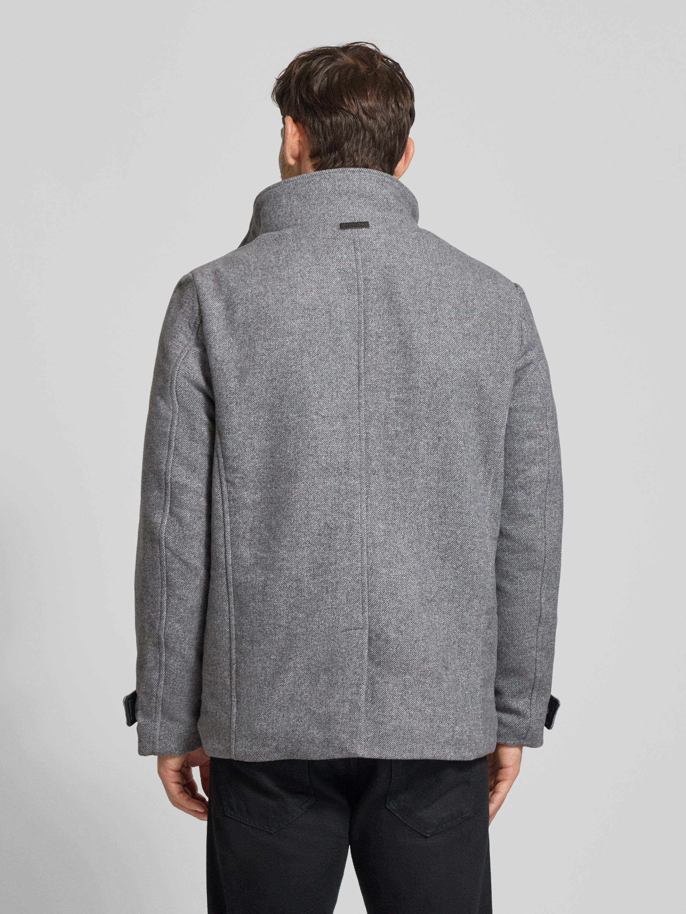 Christian Berg Men Regular Fit Jacke mit Woll-Anteil (mittelgrau melange) online kaufen