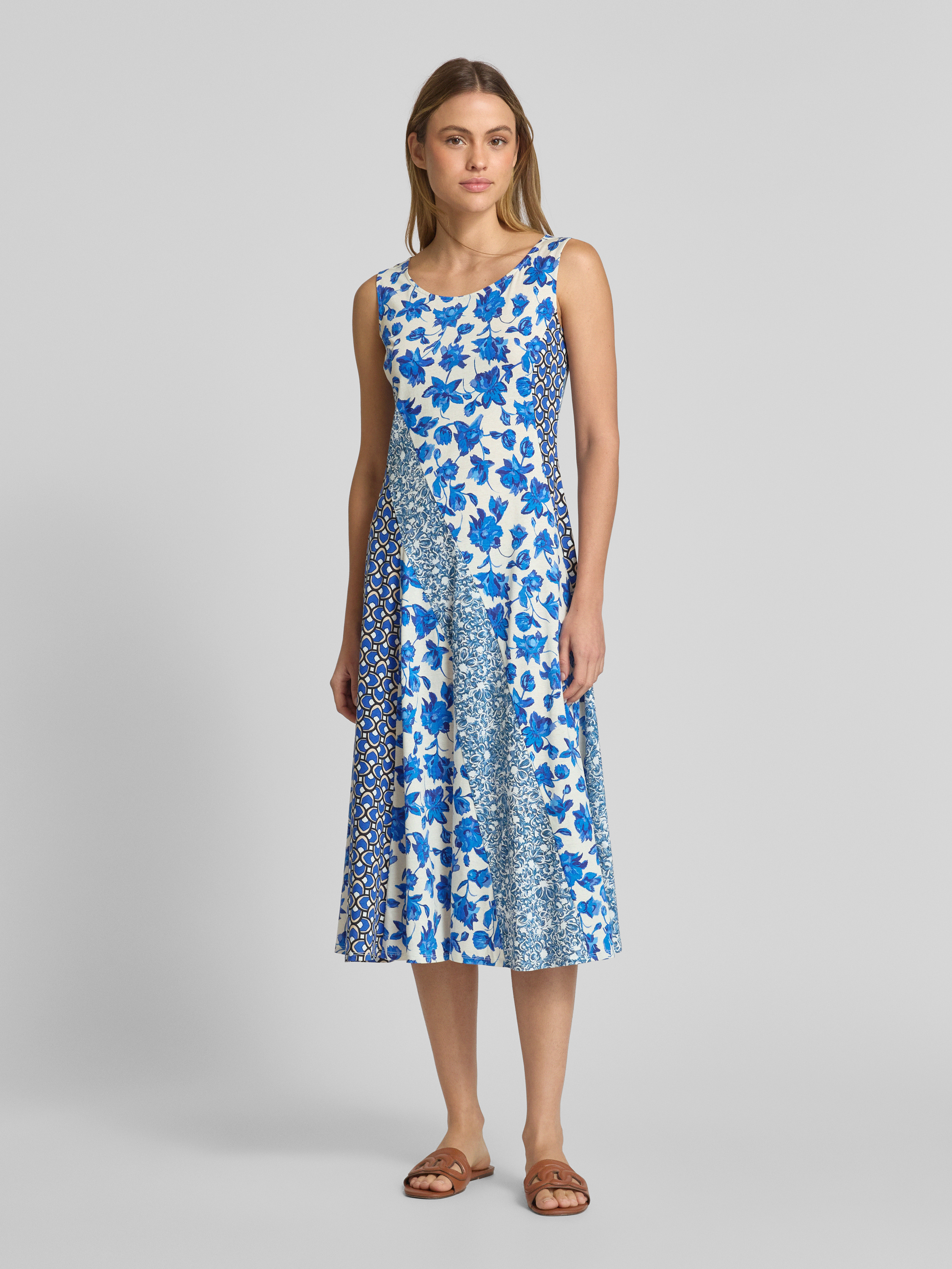Weekend Max Mara Midikleid im ärmellosen Design Modell 'CUBANO' (royal ...