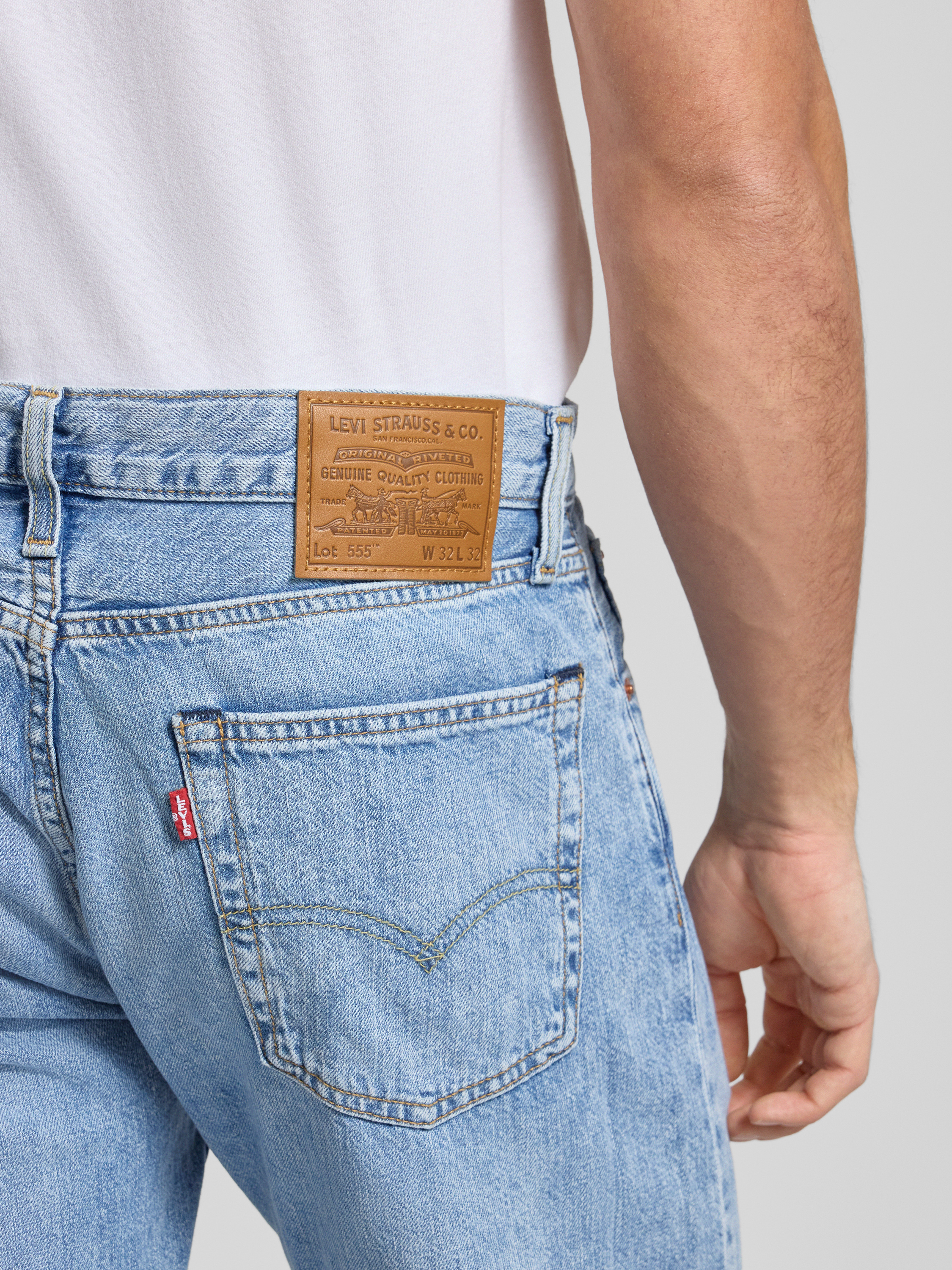 Levi's® Wide fit jeans, model '555®' in jeansblauw online kopen | P&C