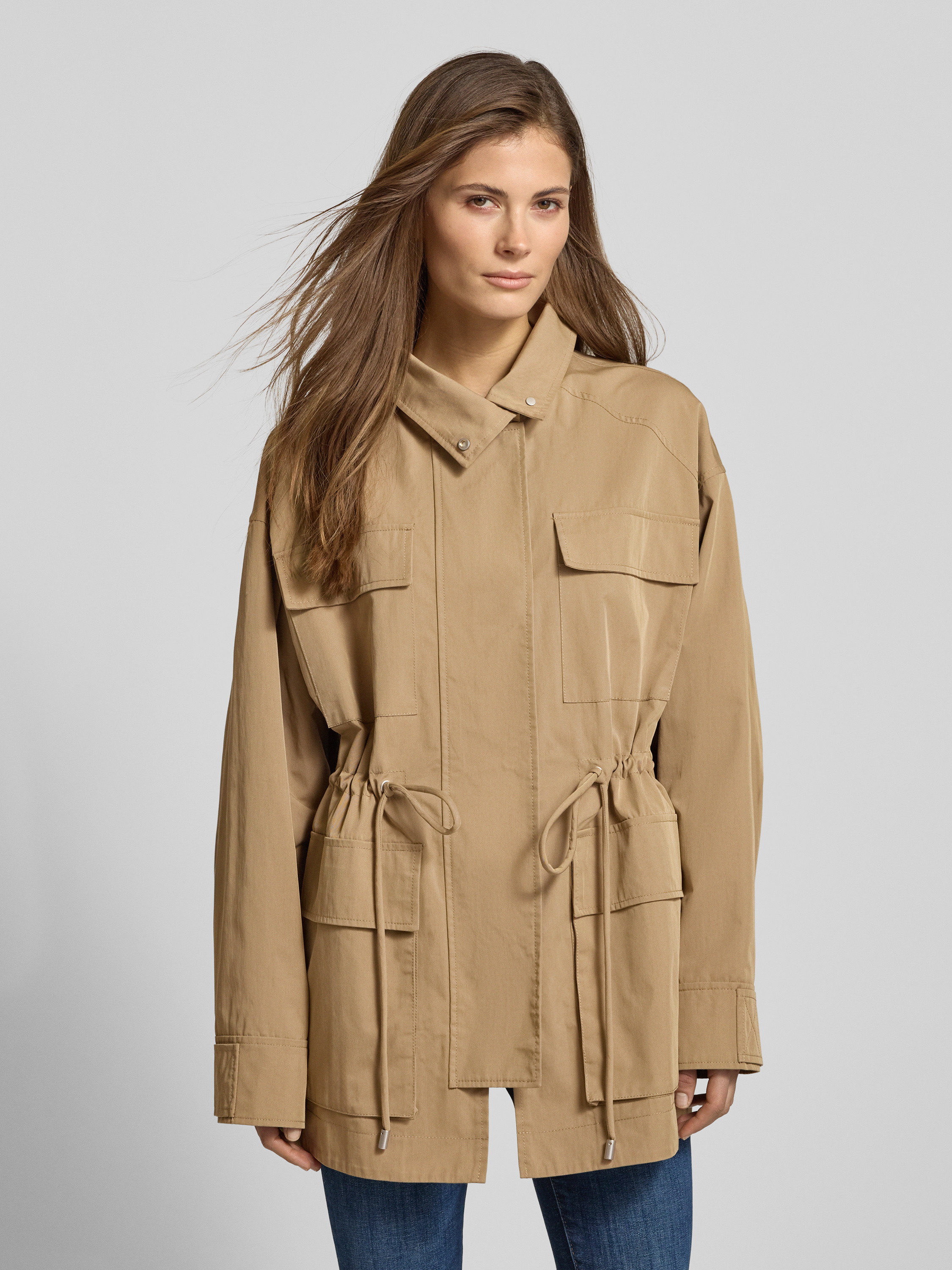 Jake*s Casual Jacke mit Stehkragen und Pattentaschen (schlamm) online ...