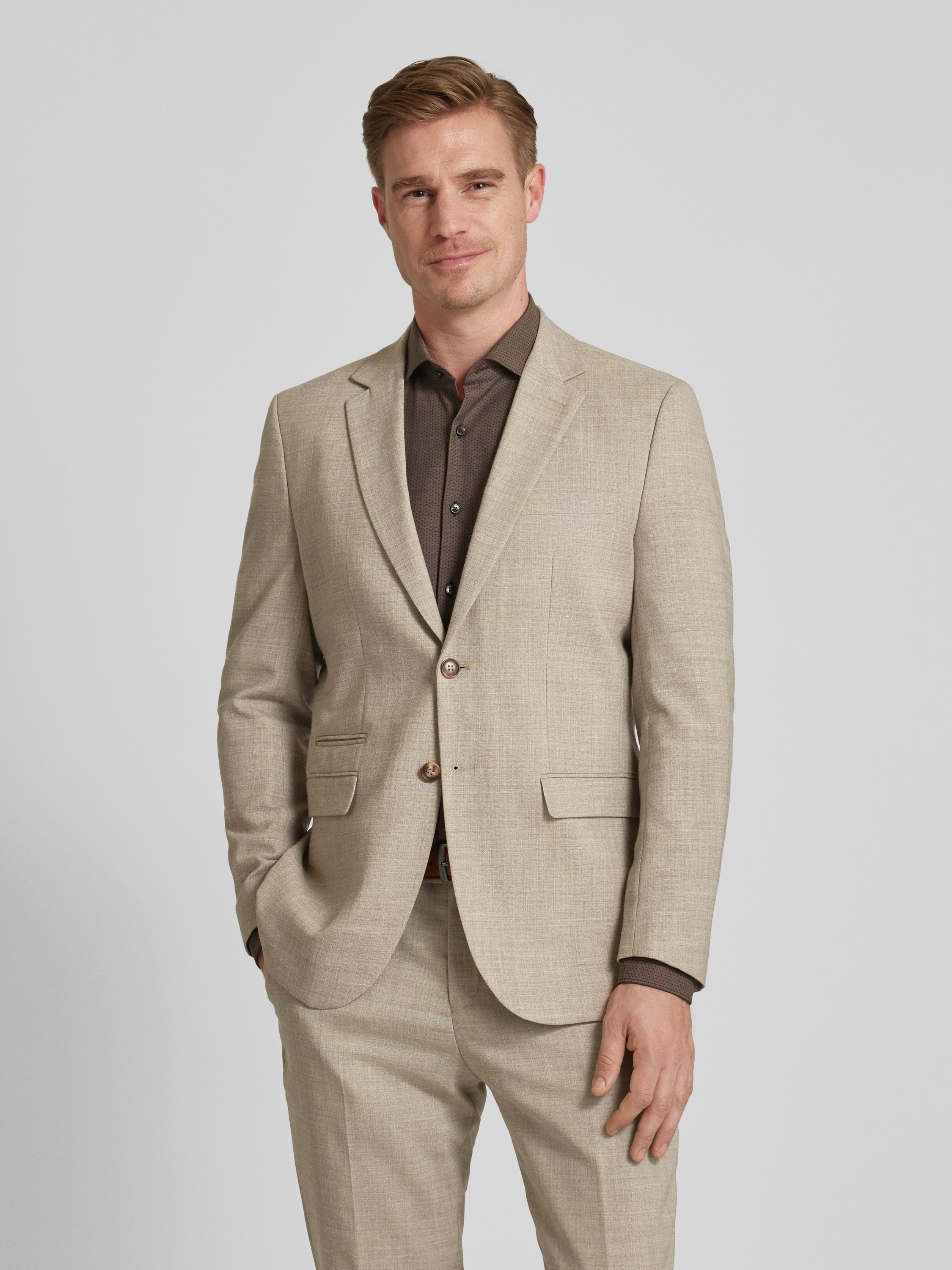 SELECTED HOMME Slim Fit 2-Knopf-Sakko mit Pattentaschen Modell 'OASIS ...