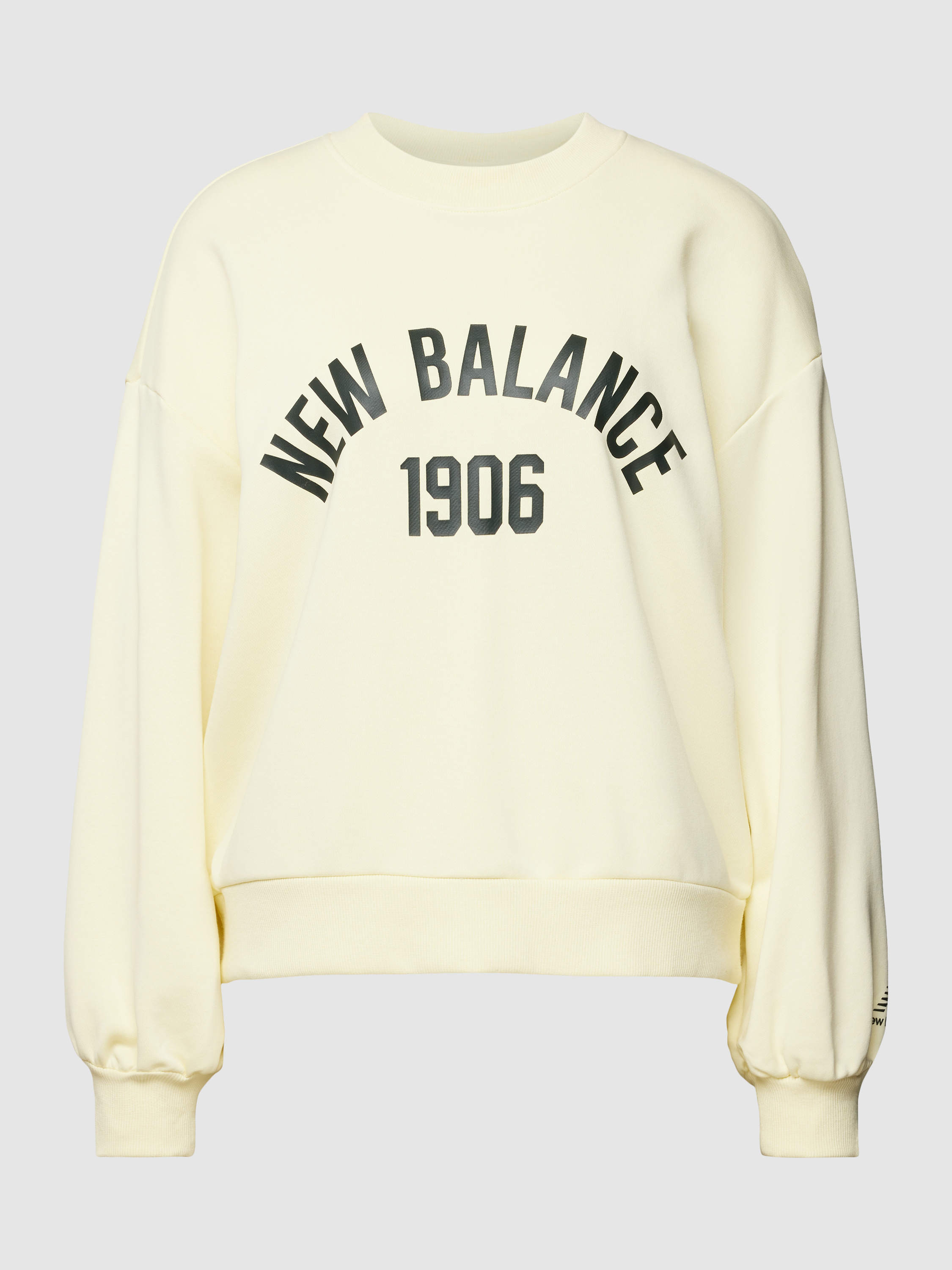 New Balance Sweatshirt met labelprint in offwhite online kopen | P&C