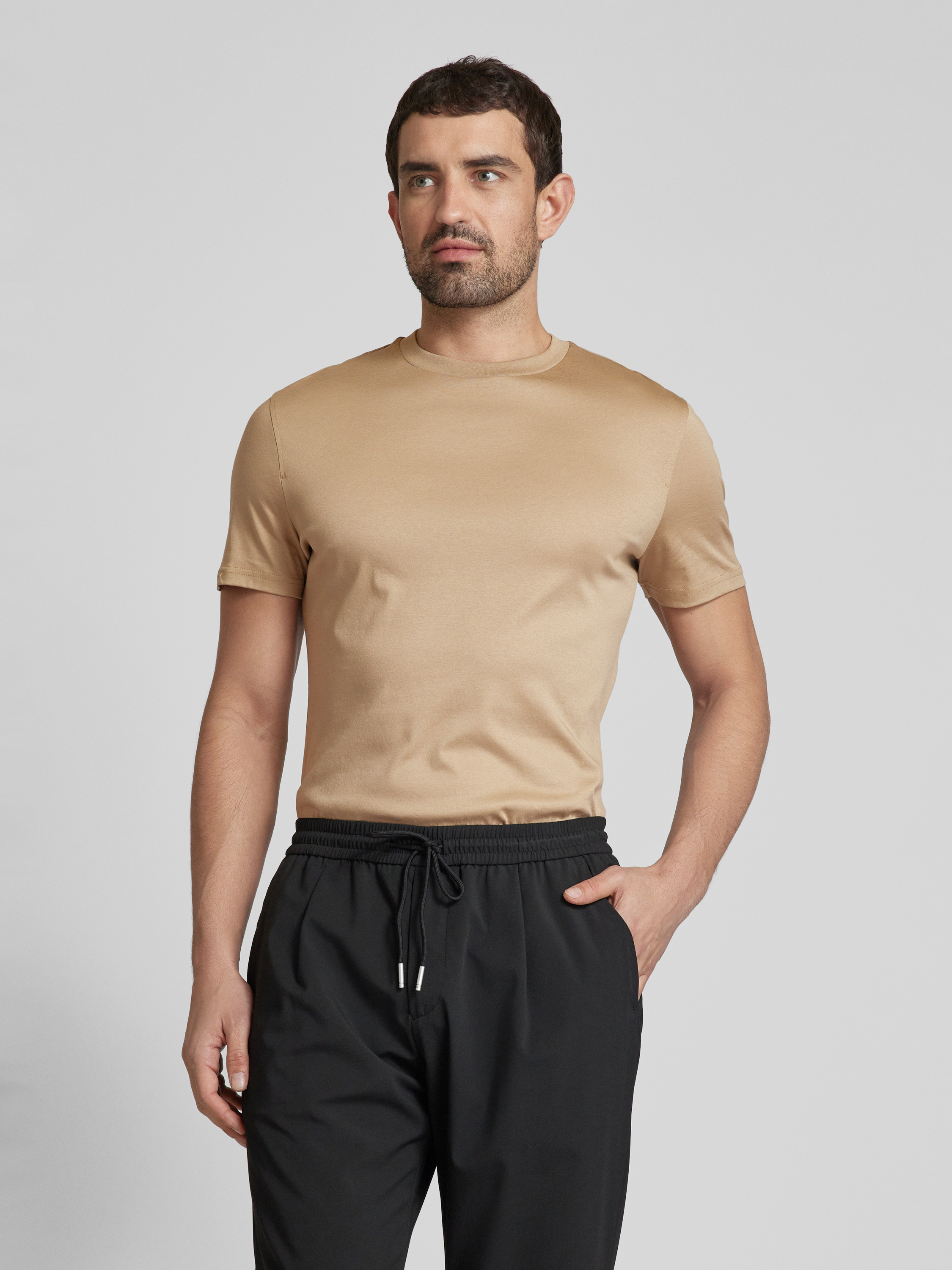 Strellson T-Shirt mit Rundhalsausschnitt Modell 'Pepe' (beige) online ...