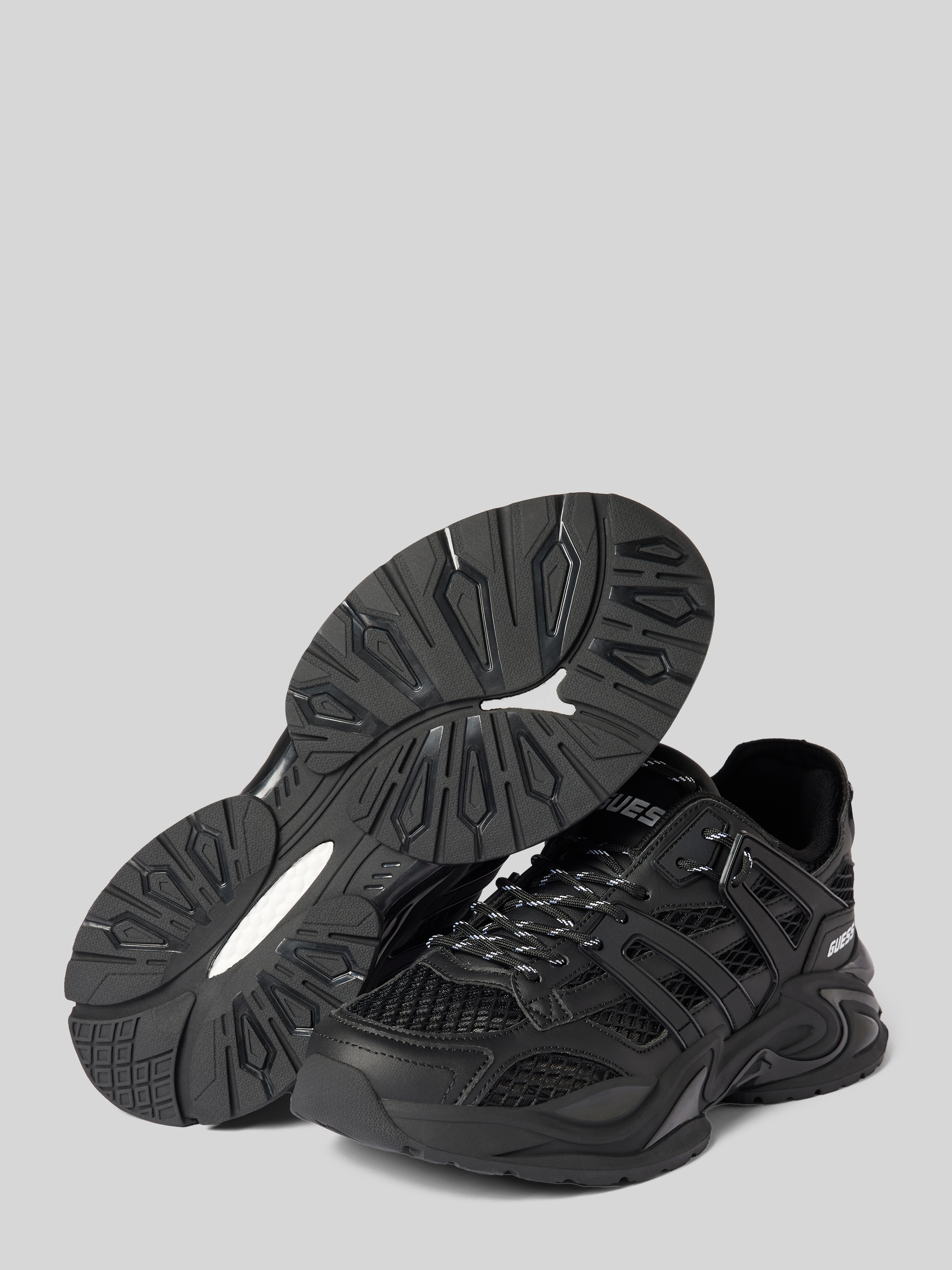 Guess Sneaker mit Label-Details Modell 'BELLUNA' (black) online kaufen