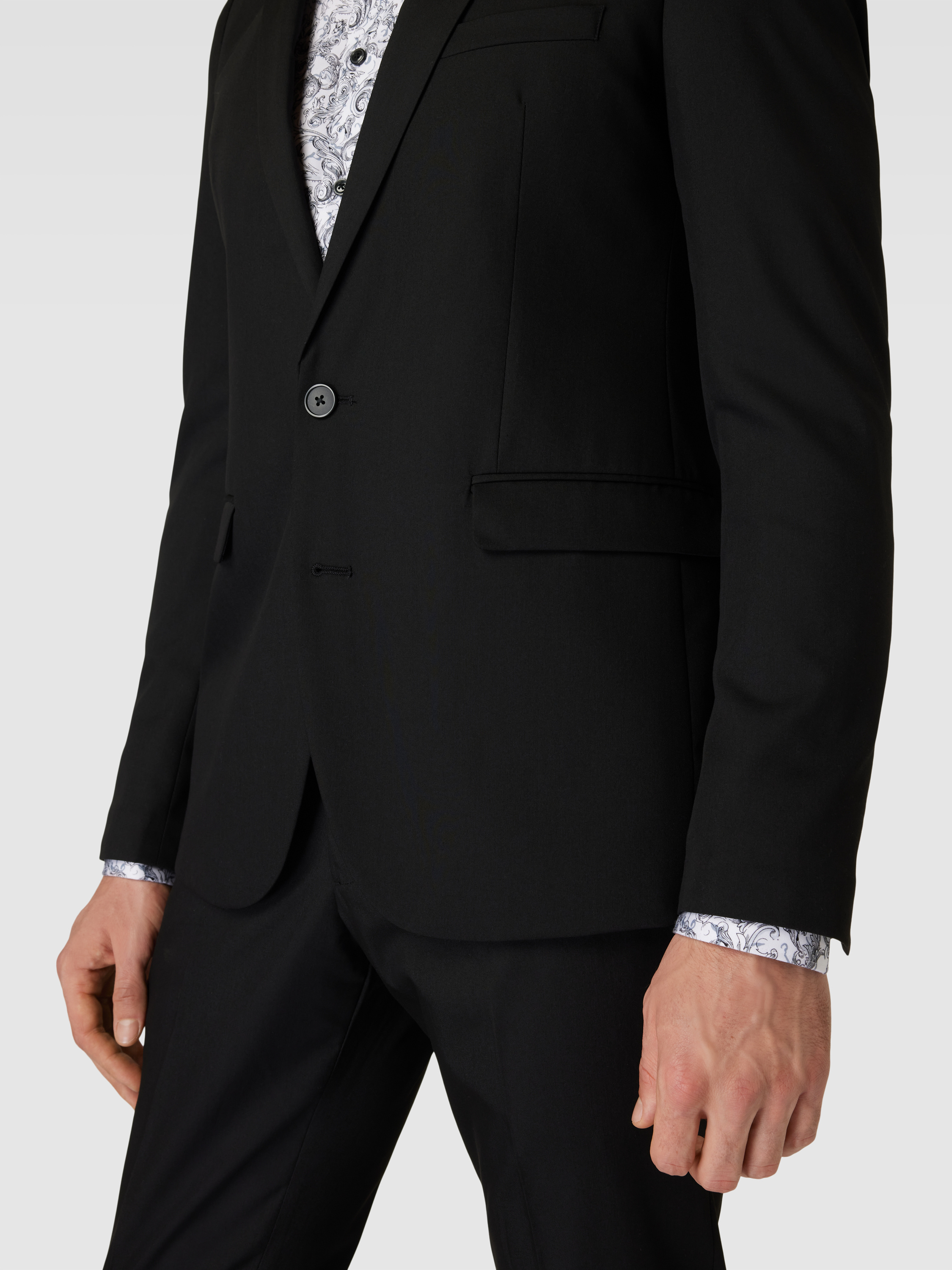 Montego 2-knoops colbert met reverskraag in zwart online kopen | P&C