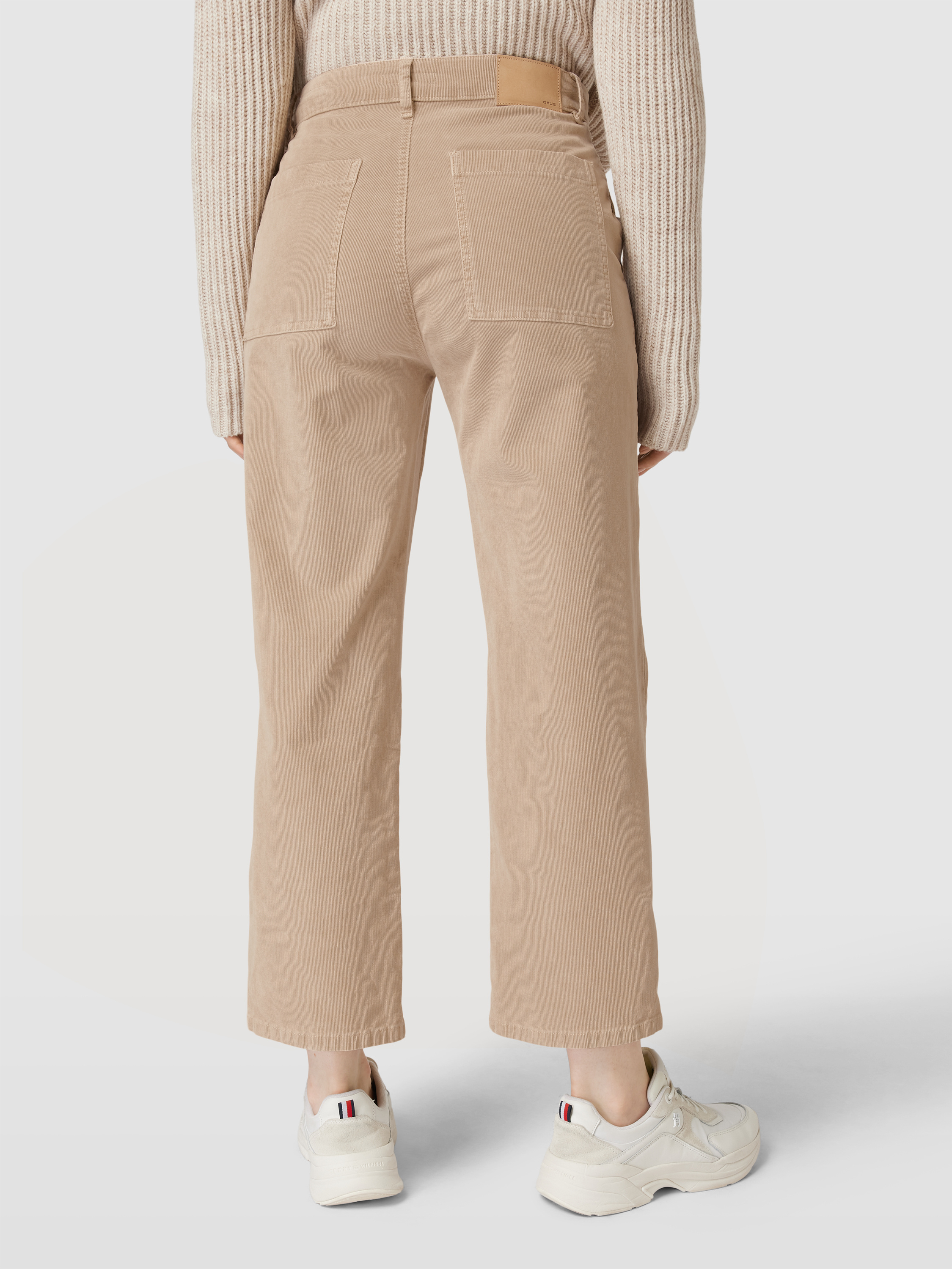 OPUS Corduroy broek met achterzakken, model 'Mokoti' in beige online ...