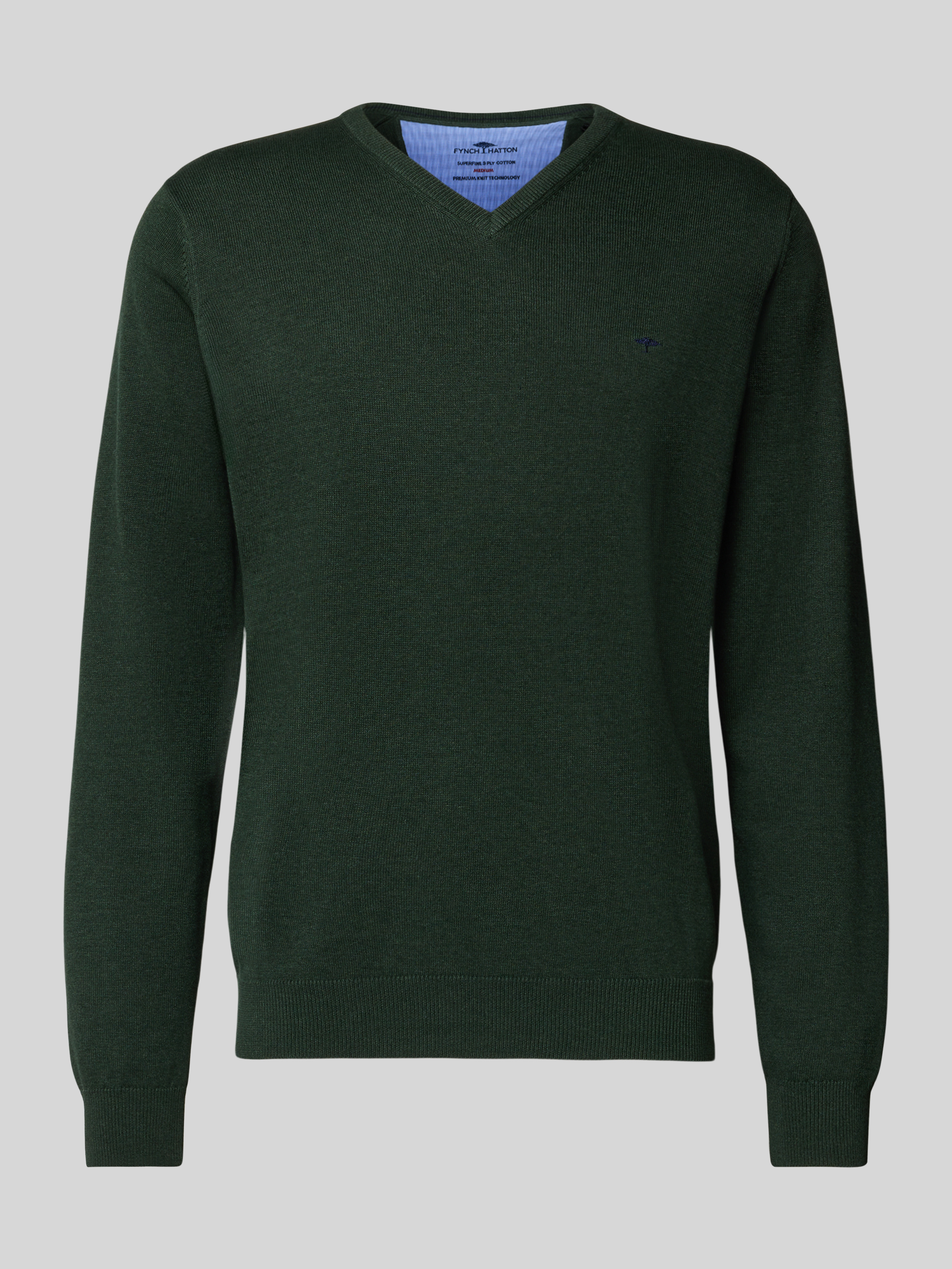 Fynch-Hatton Strickpullover mit Logo-Detail (bottle) online kaufen
