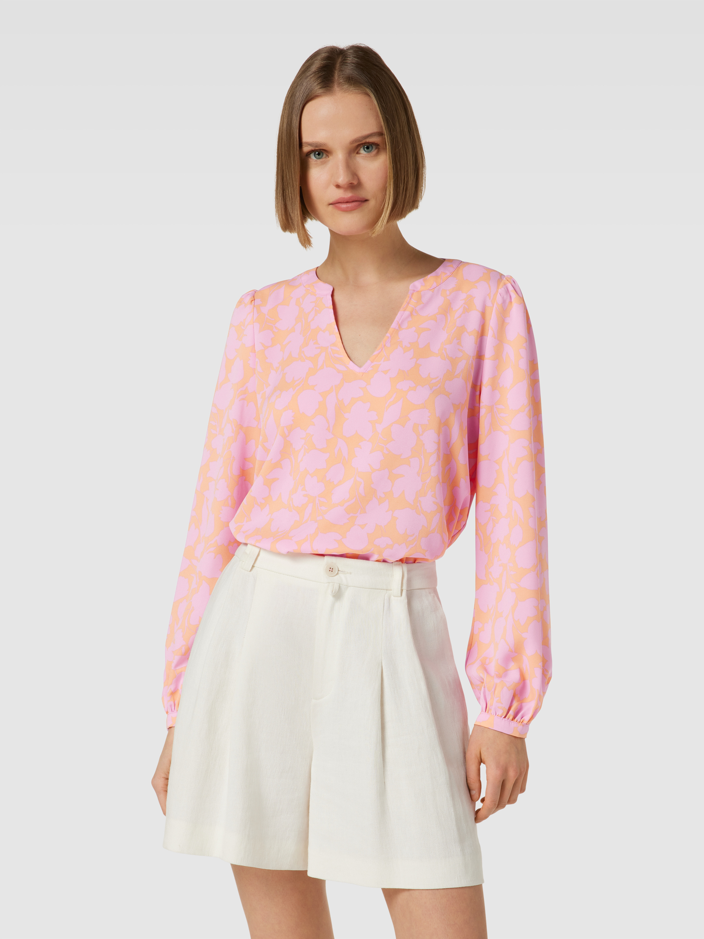 Esprit Collection Bluse mit Animal-Print (flieder) online kaufen