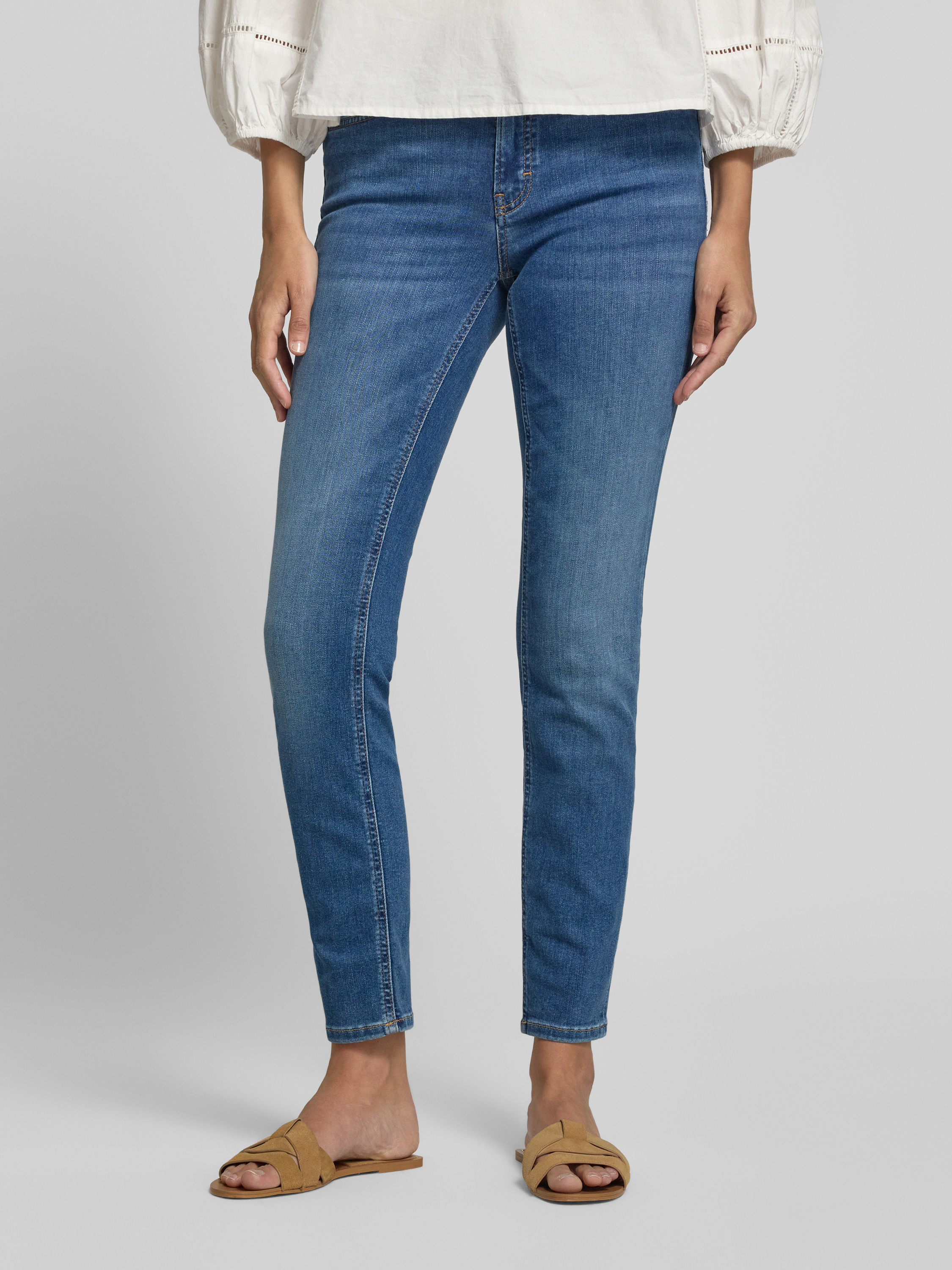 BOSS Orange bootcut jeans van katoenmix model 'C-JACKIE MR' in ...