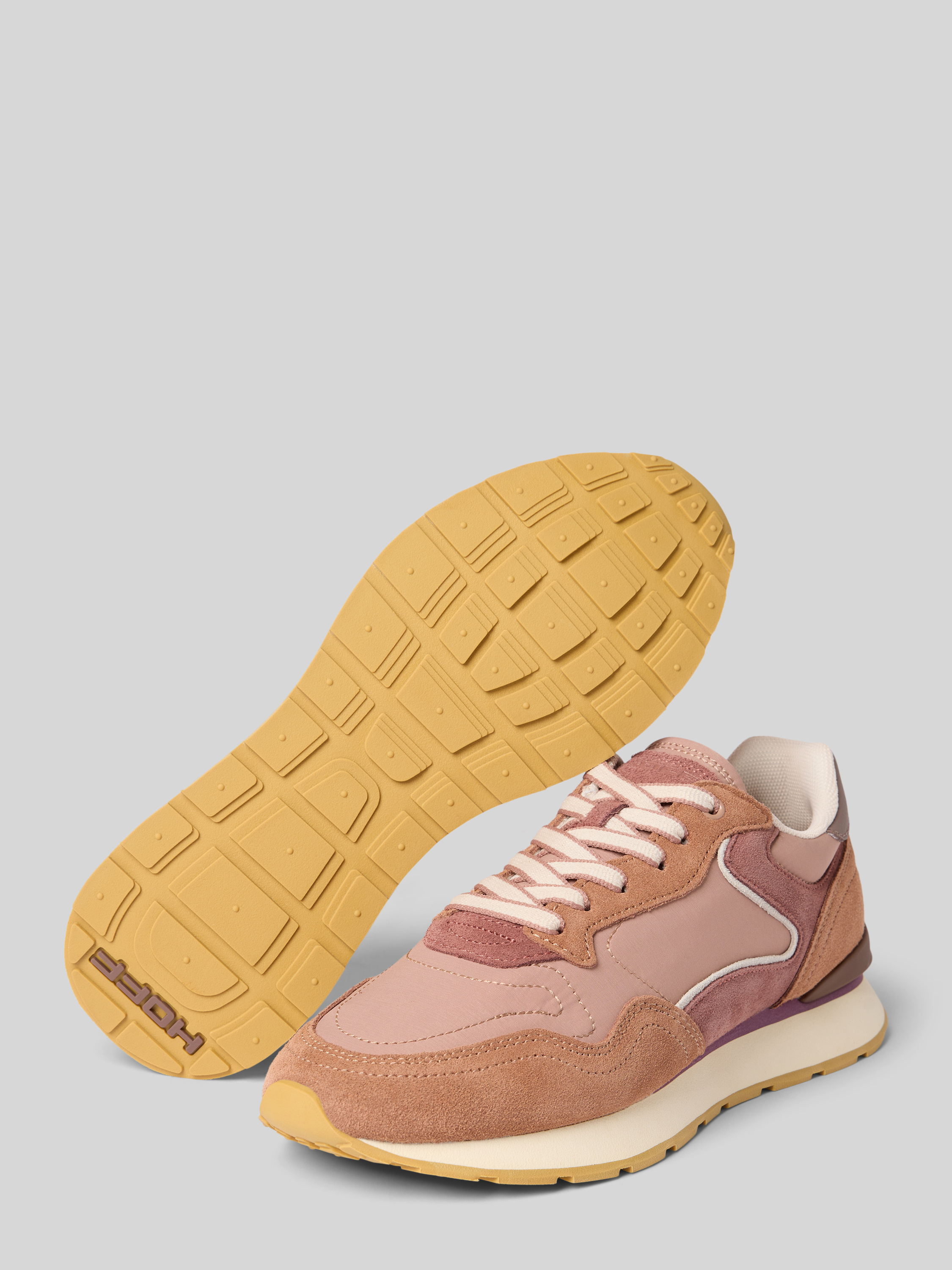 HOFF Sneakers met reliëflogo, model 'CITY' in roze online kopen | P&C
