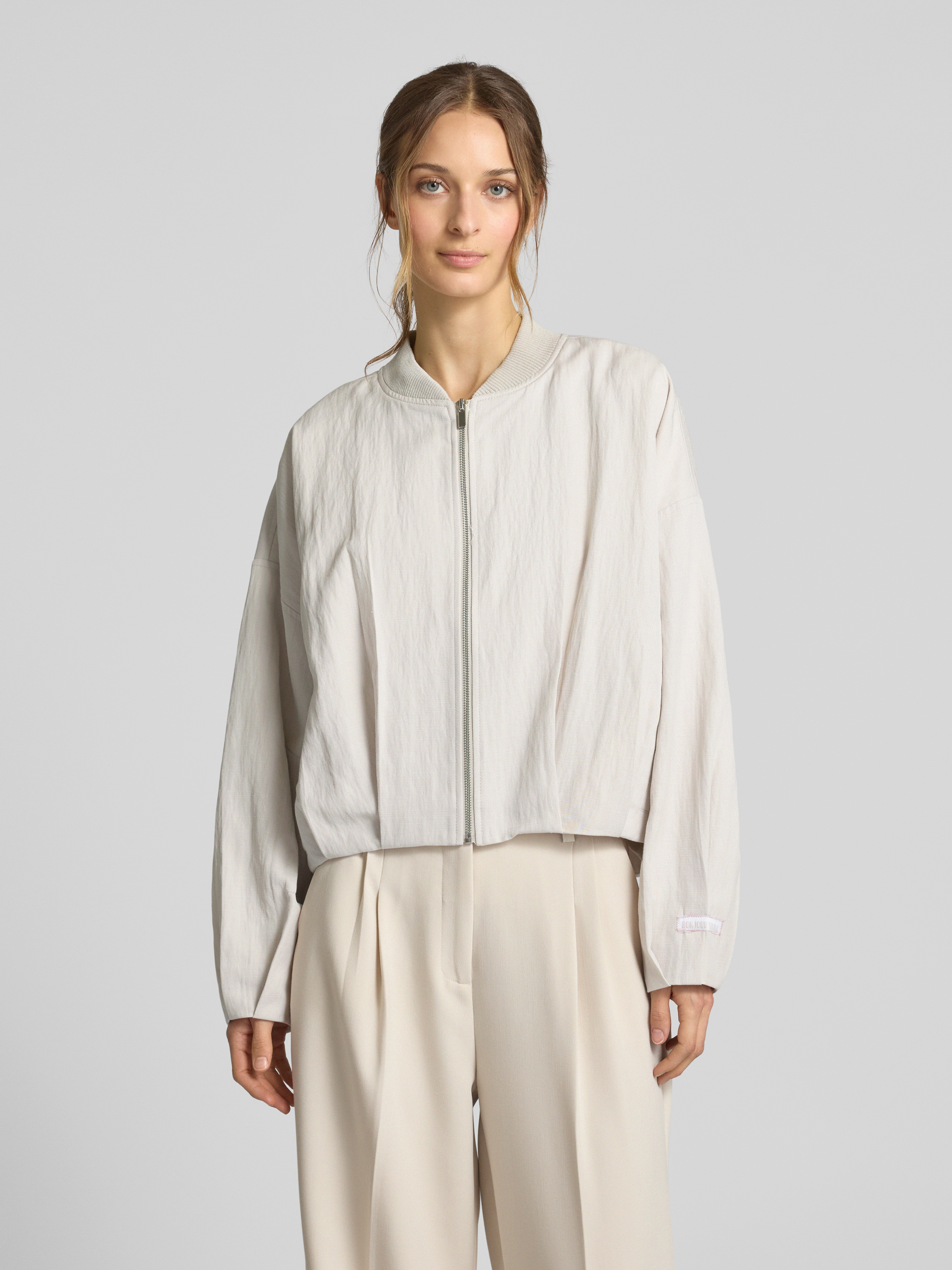 Smith and Soul Blouson mit Stehkragen und Reißverschluss (sand) online ...