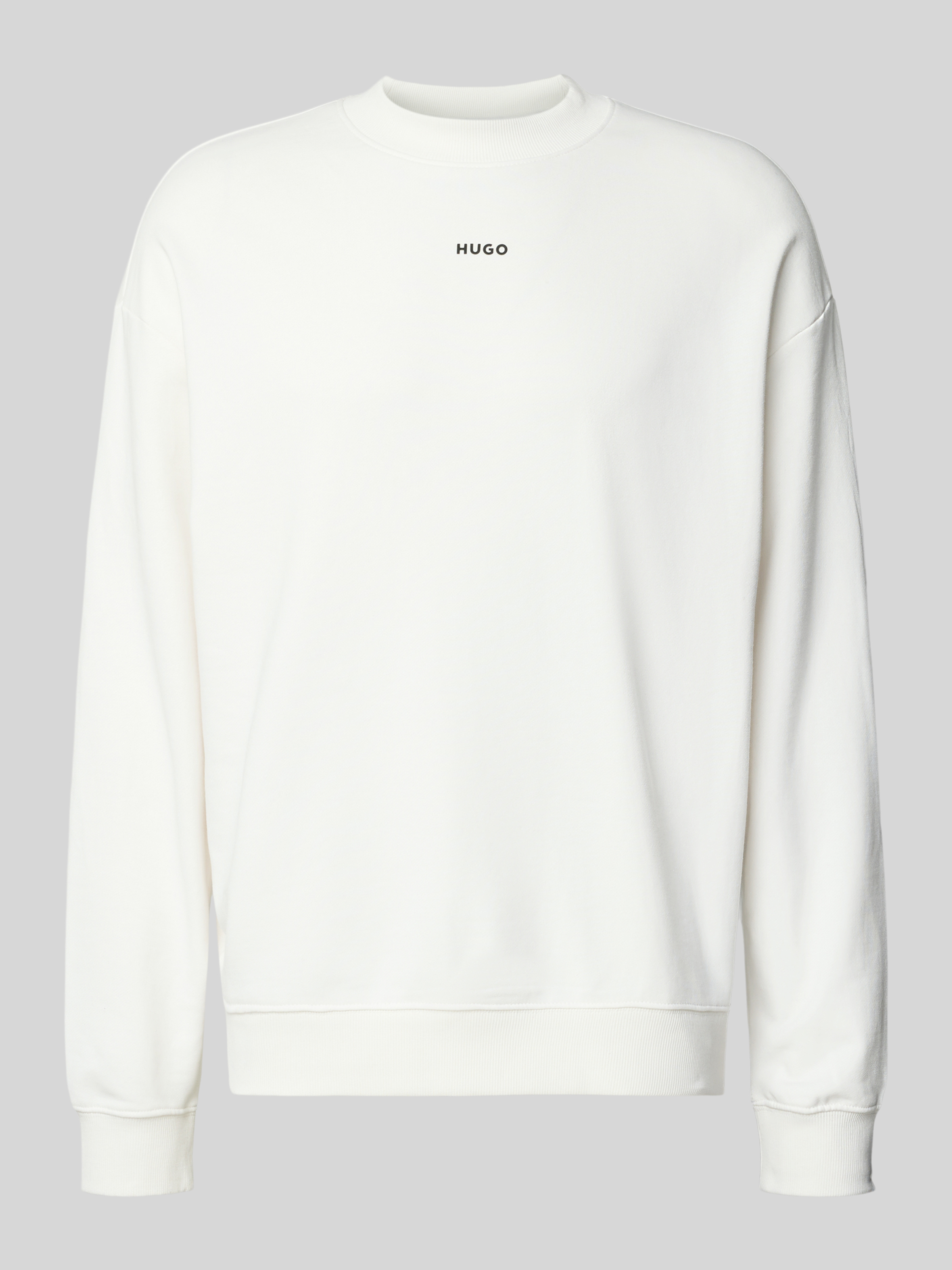 HUGO Regular Fit Sweatshirt aus reiner Baumwolle Modell 'DAPOCREW' (offwhite) online kaufen