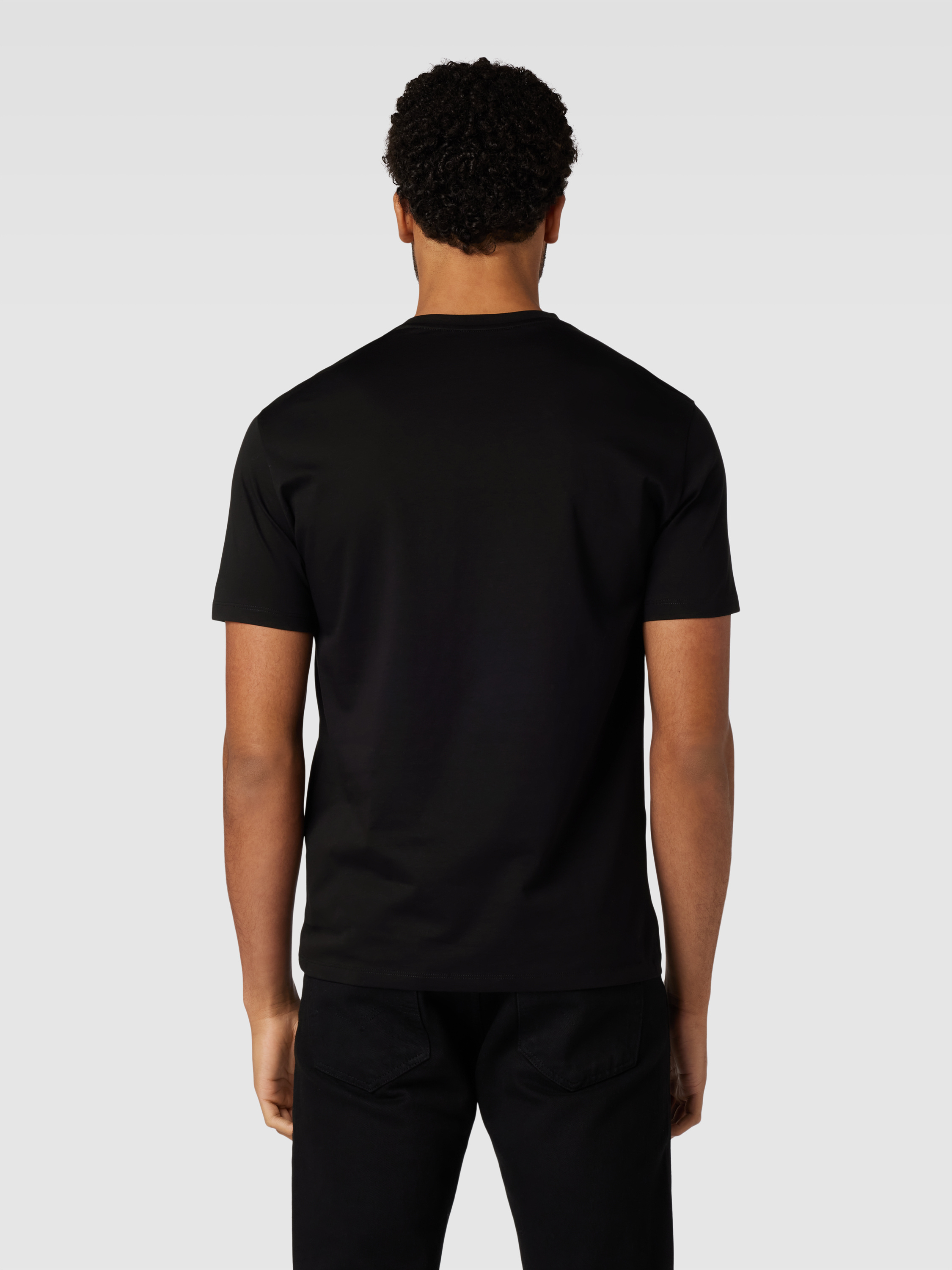 ARMANI EXCHANGE T-Shirt mit Label-Schriftzug (black) online kaufen
