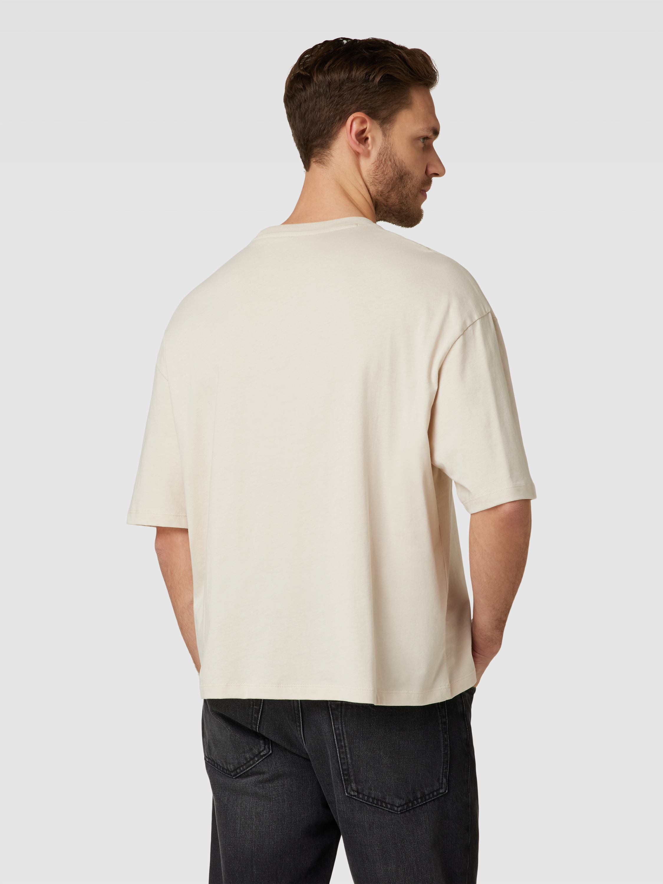 ARMANI EXCHANGE Comfort Fit T-Shirt mit Label-Print (sand) online kaufen