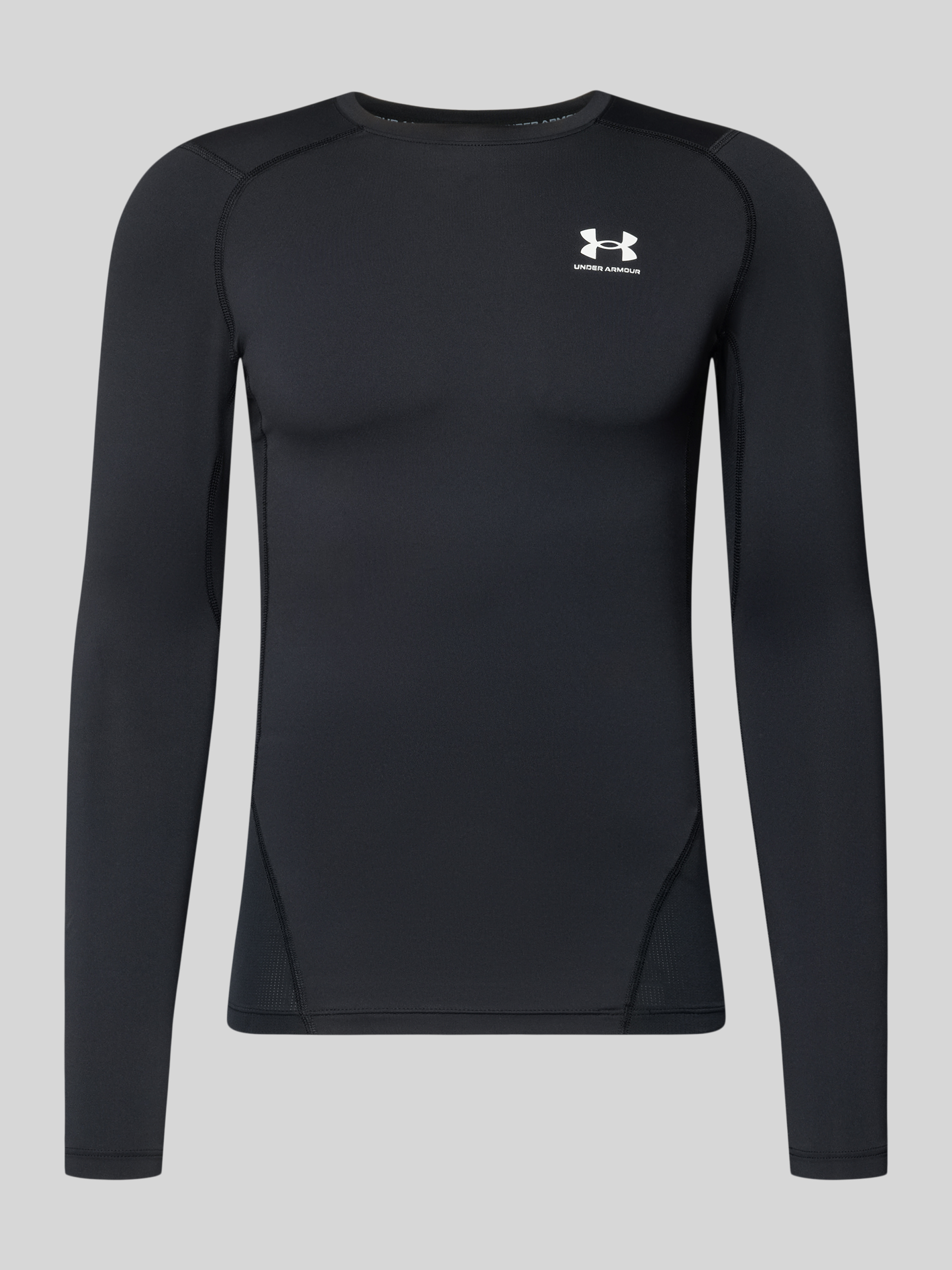 Under Armour Slim Fit Longsleeve mit Logo-Print (black) online kaufen