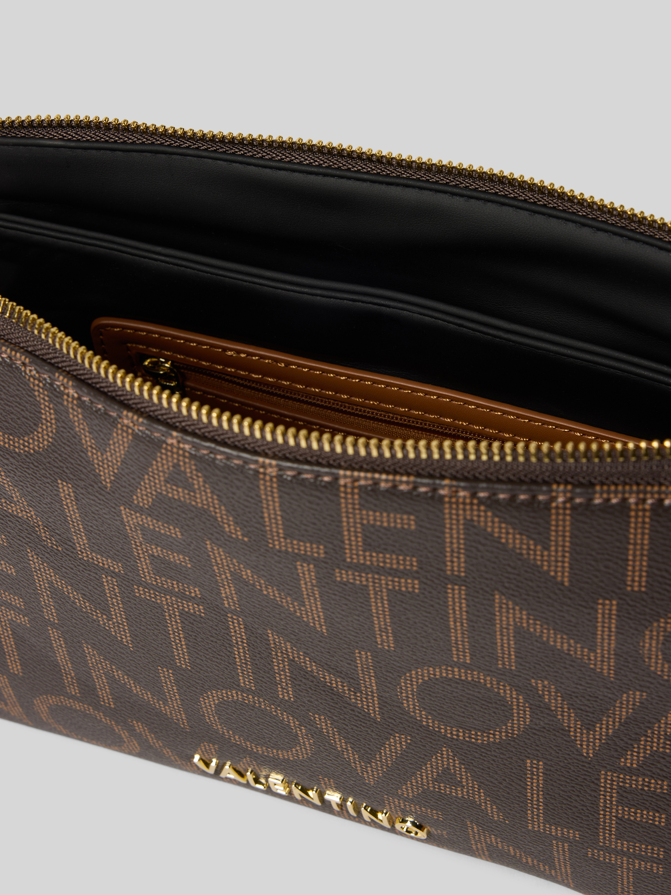 VALENTINO BAGS Handtasche mit Logo-Muster Modell 'REGINA' (mittelbraun ...