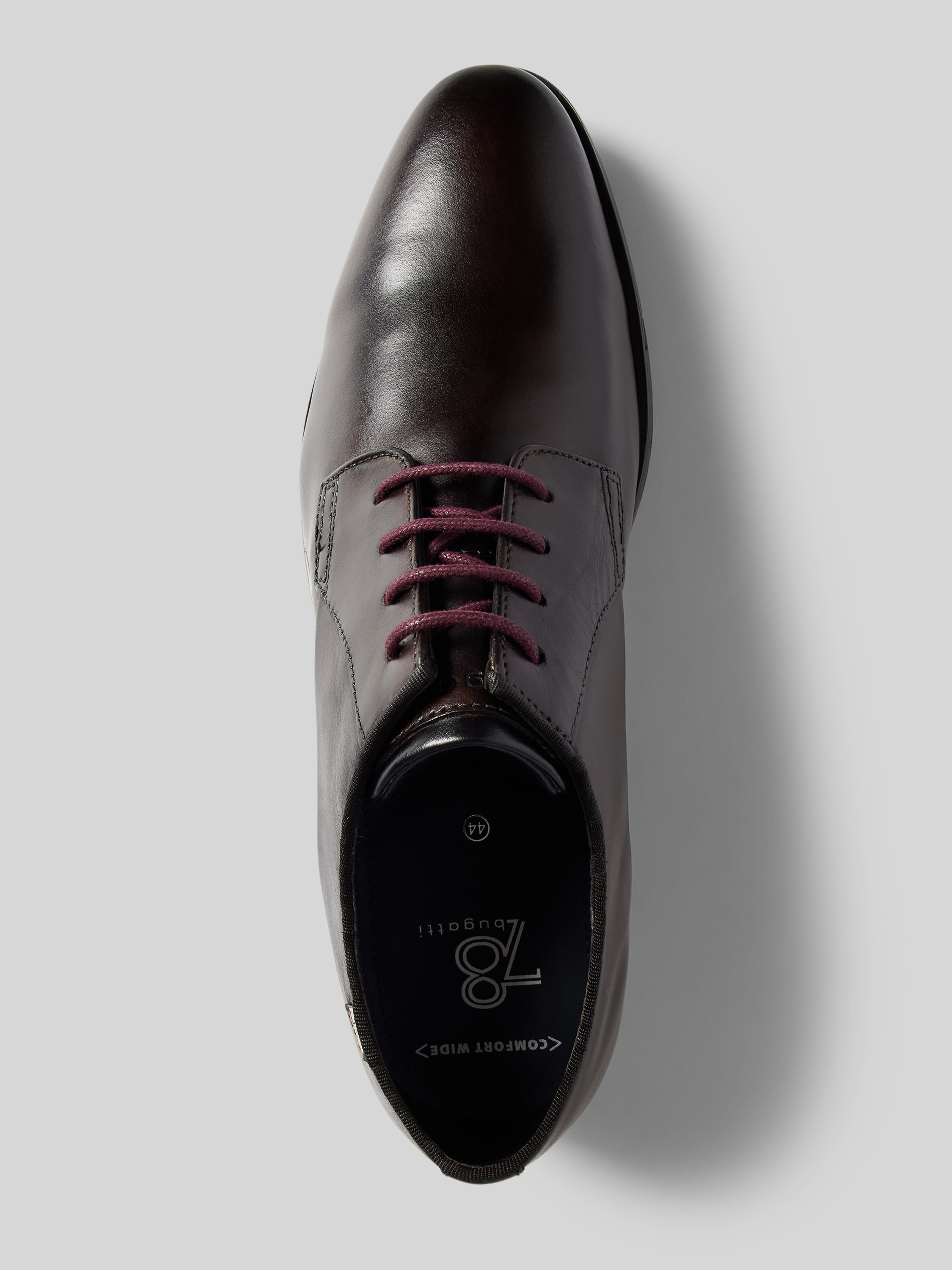 bugatti Lederderby mit Label-Detail Modell 'Gapo' (dunkelbraun) online ...