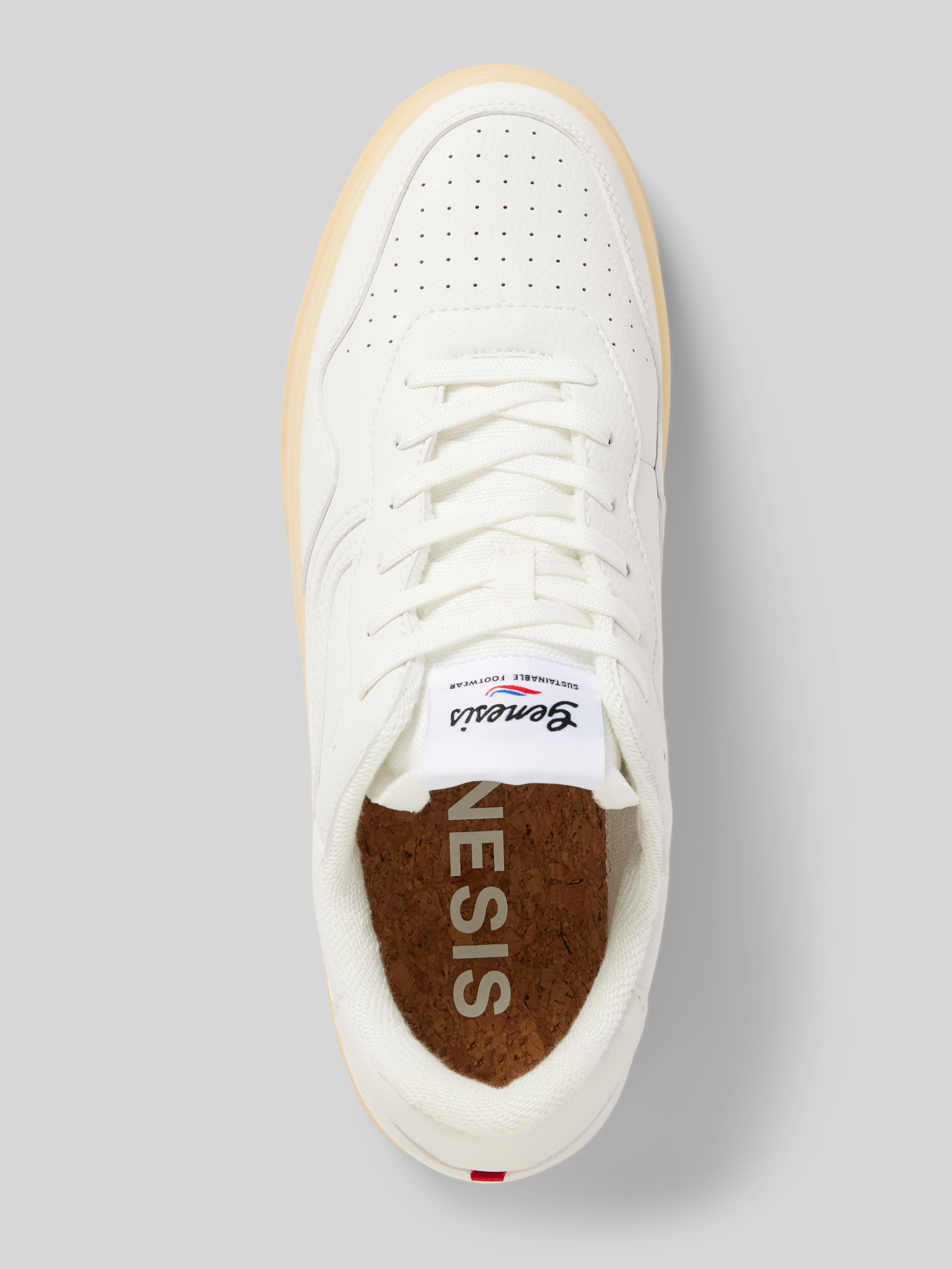 Genesis Sneaker mit Label-Patch Modell 'G-Soley 2.0 Hevea' (weiss ...