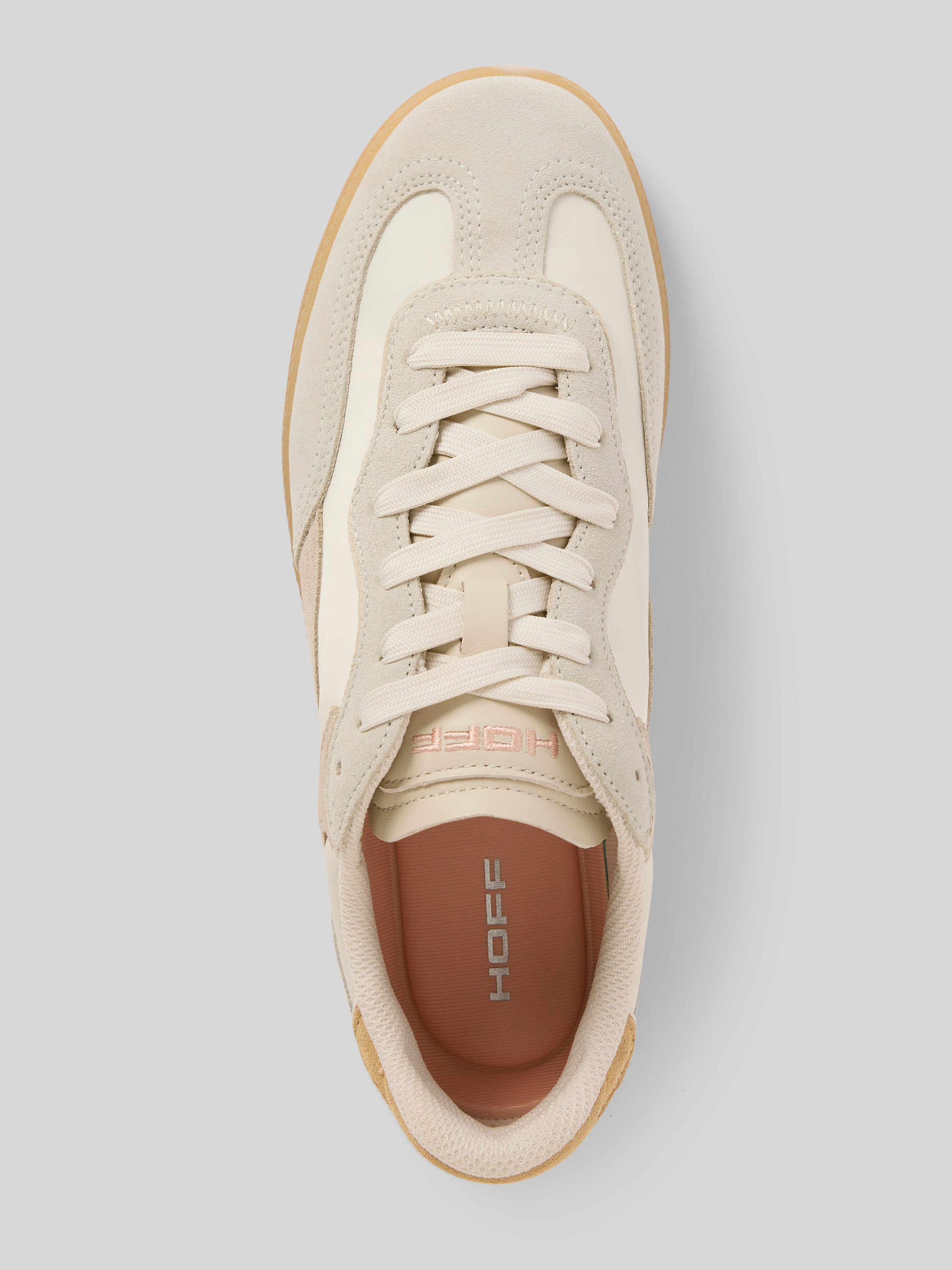 Kup online HOFF Sneakersy z mieszanki skóry model ‘Park’ (beżowy)