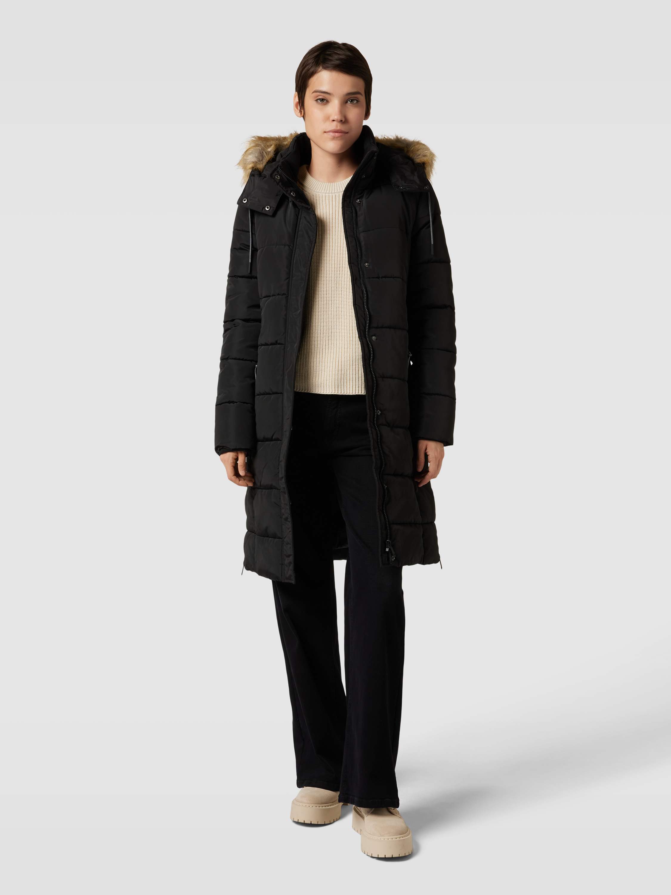 Tom Tailor Steppmantel mit Reißverschluss (black) online kaufen