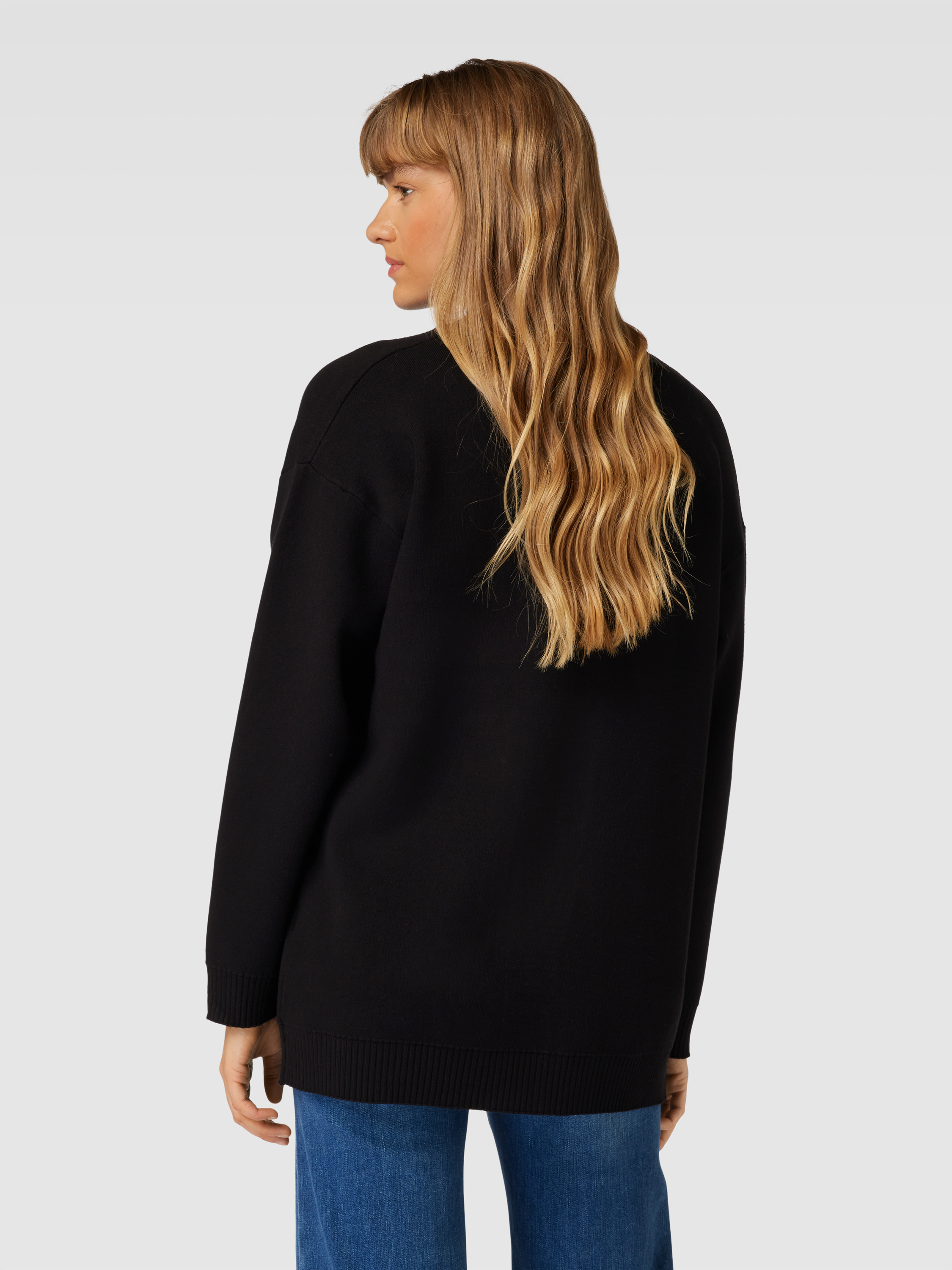 Object Cardigan mit offener Vorderseite Modell 'REYNARD' (black) online ...