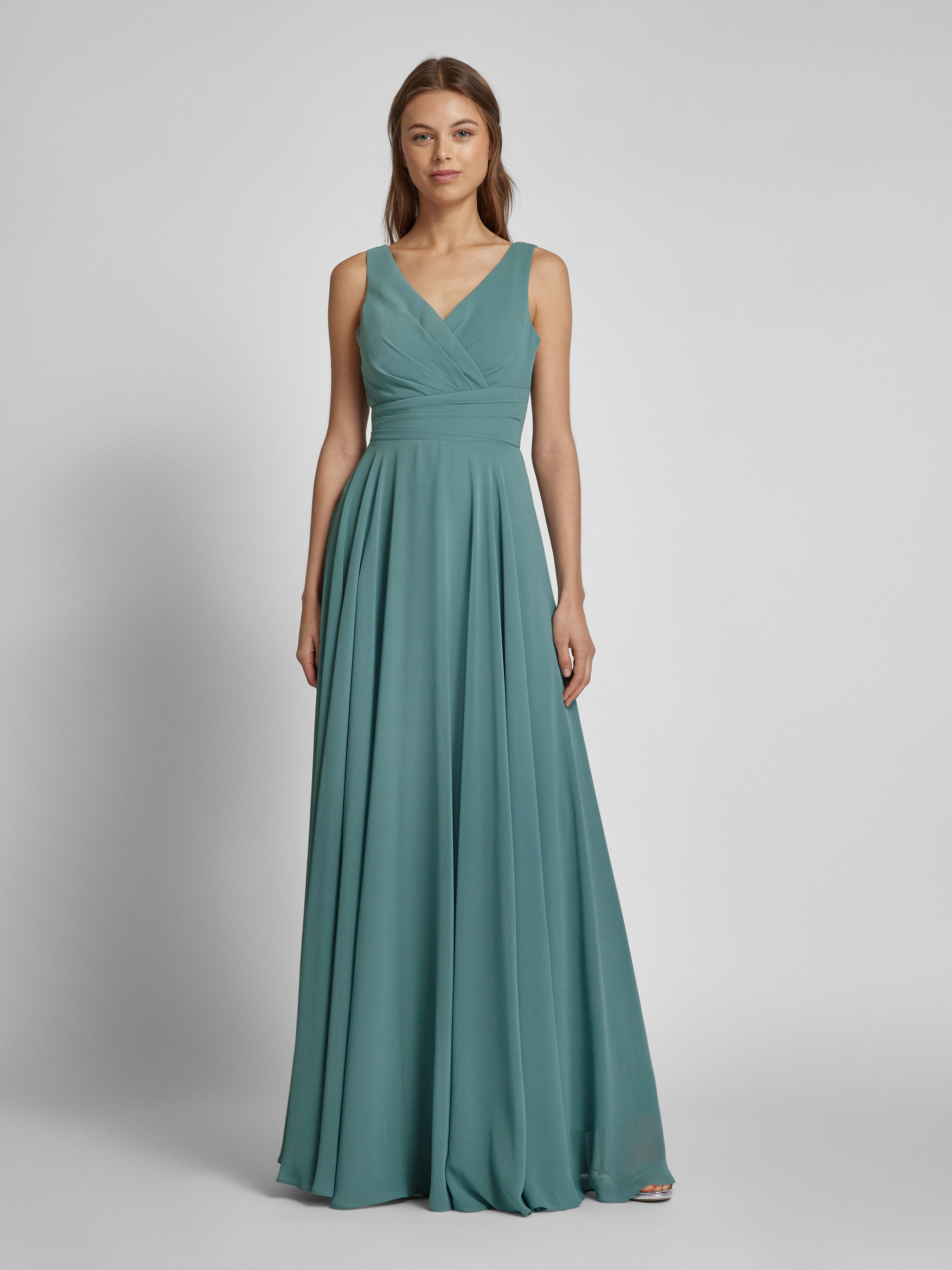 TROYDEN COLLECTION Abendkleid mit gelegten Falten (mint) online kaufen