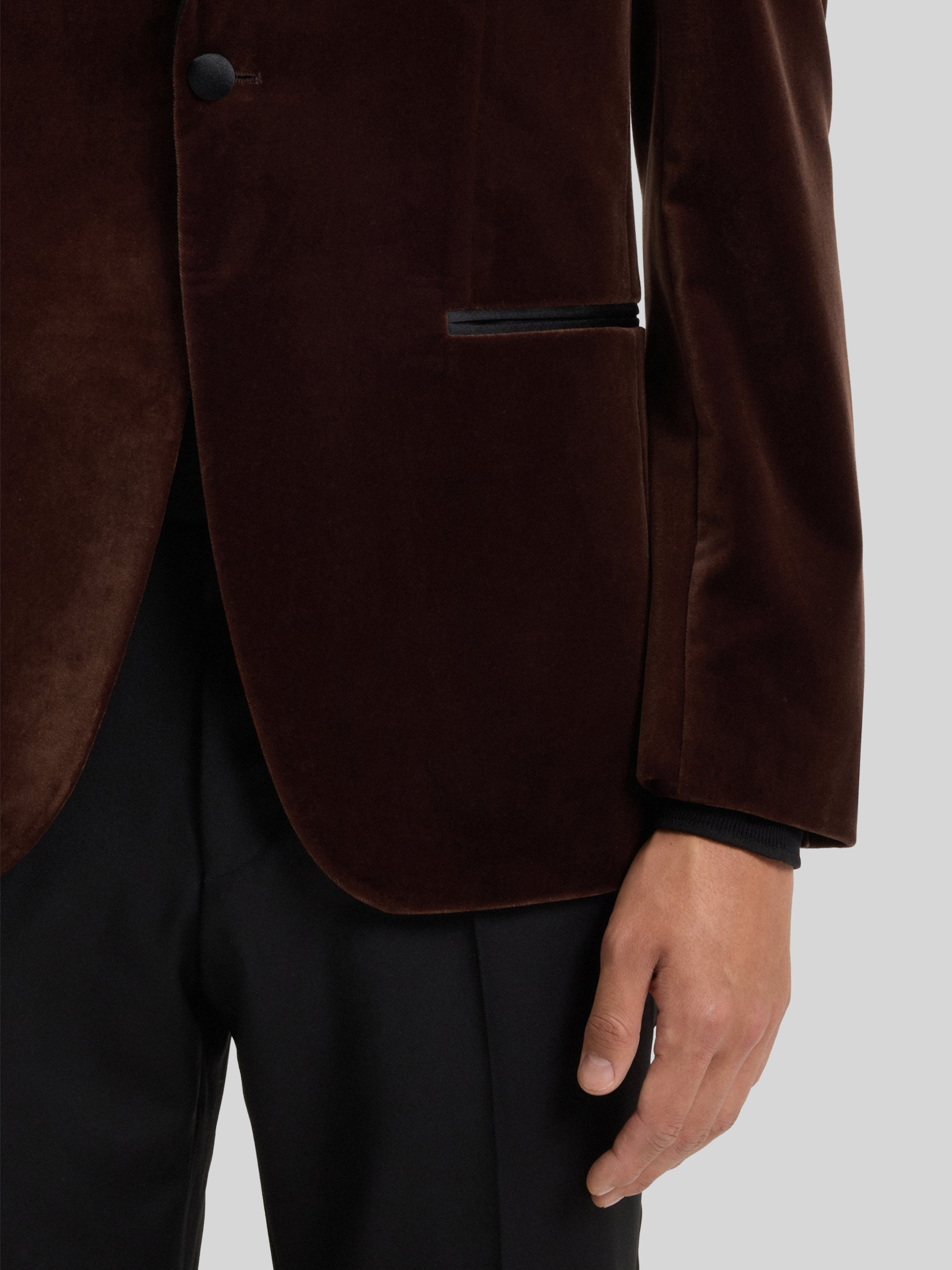 BOSS Slim Fit Smoking aus reiner Baumwolle Modell 'HUTSON' (orange ...