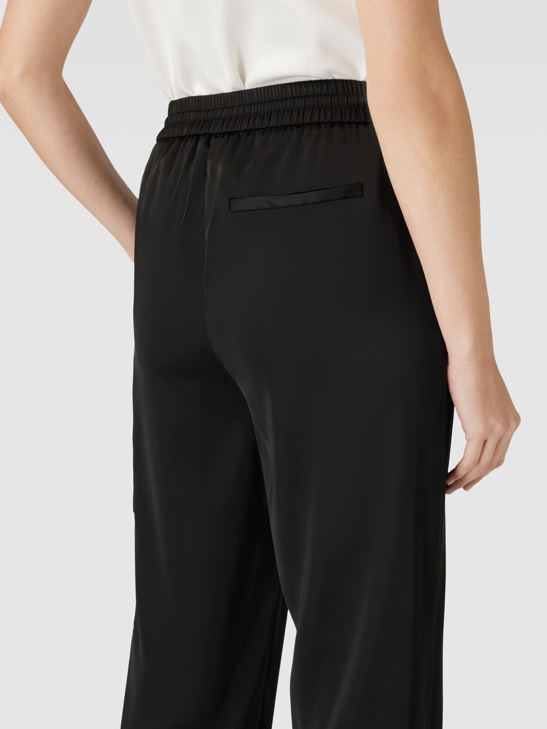 OPUS Broek van viscosemix, model 'Mija' in zwart online kopen | P&C