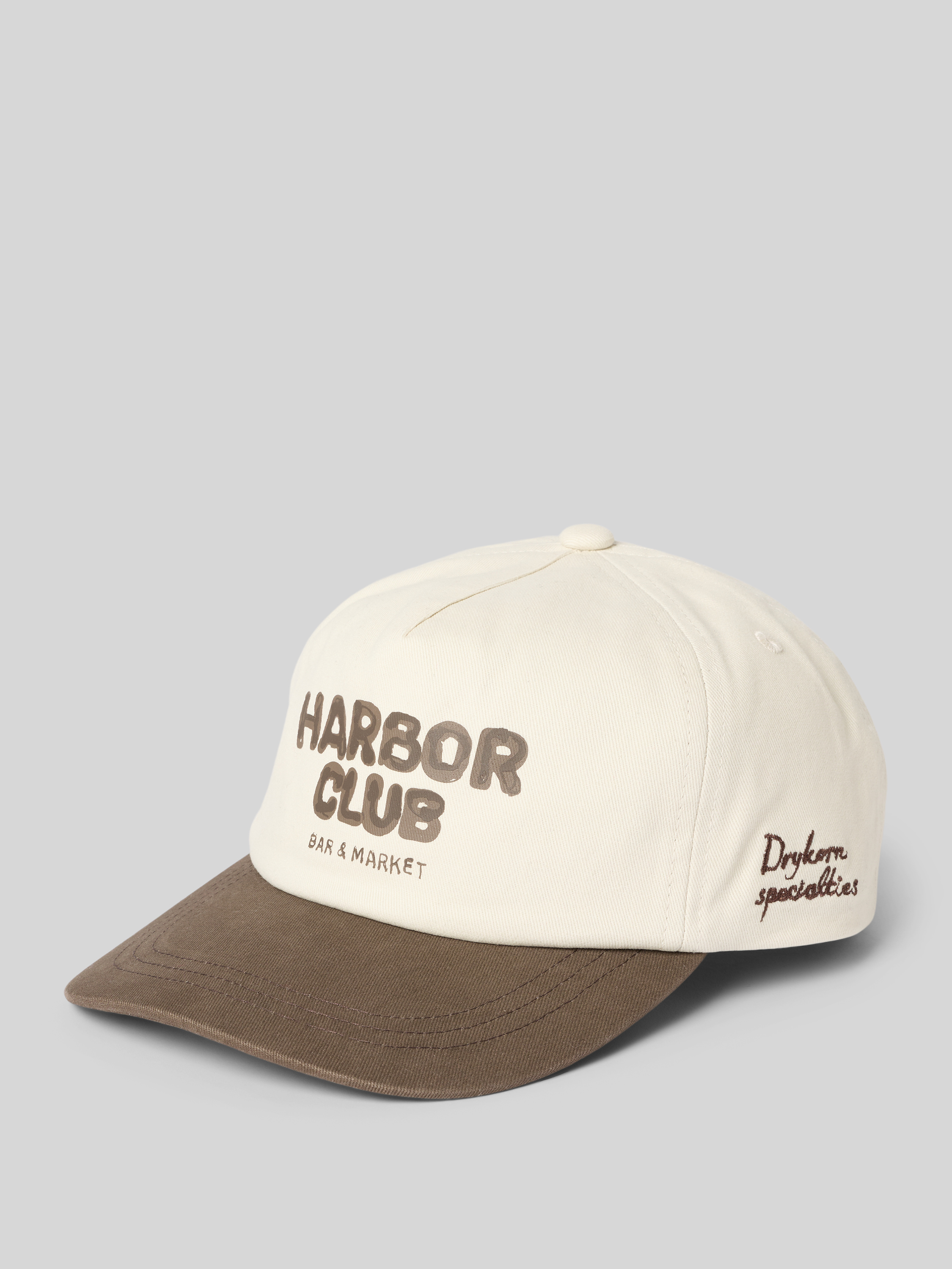Drykorn Cap mit Print und Stitching Modell 'JANORA' (beige) online kaufen