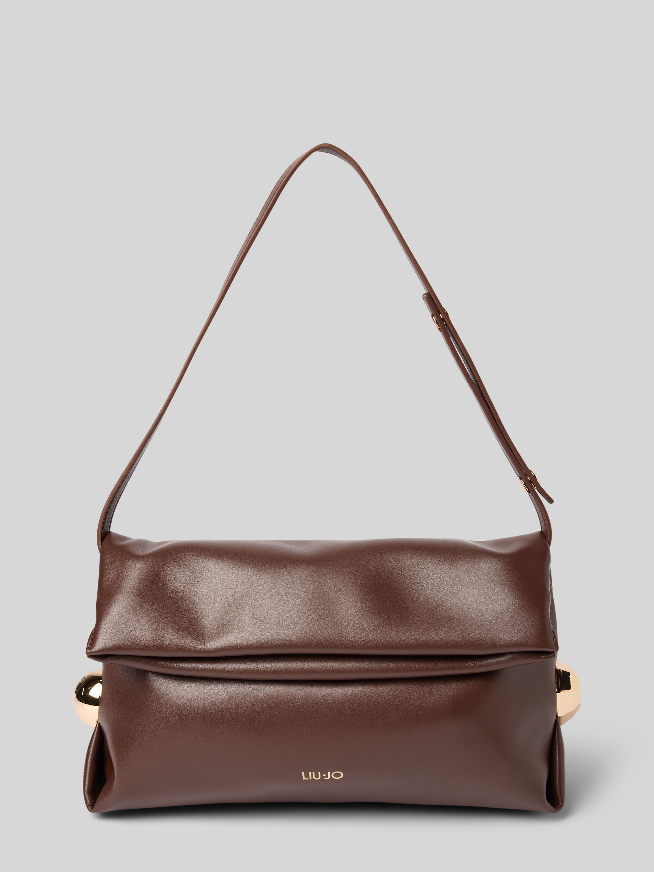 Liu Jo White Pochette mit Label-Applikation (mittelbraun) online kaufen