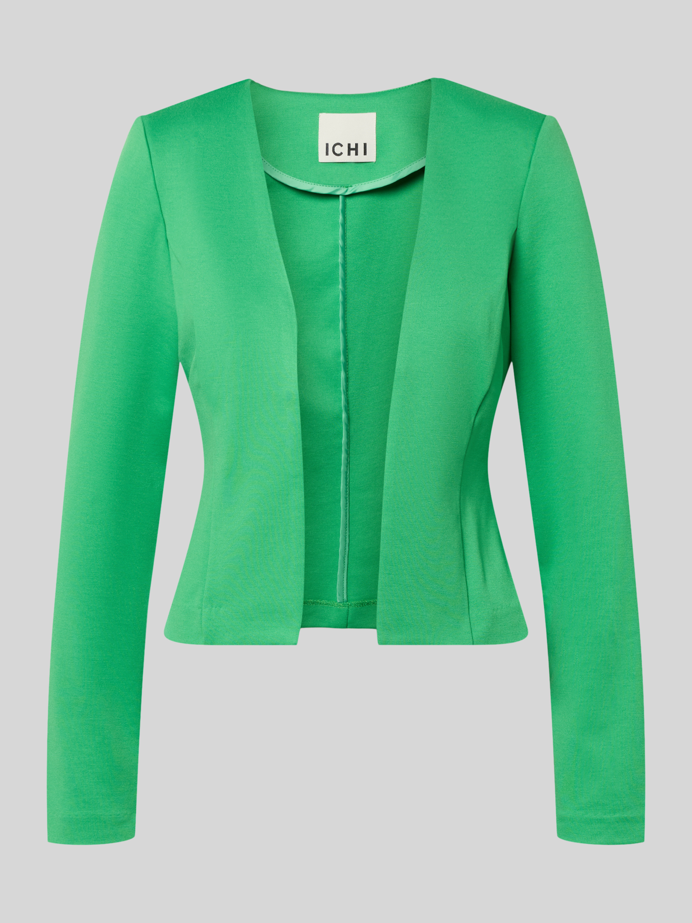 Kup online ICHI Żakiet o kroju slim fit o kroju bez zapięcia model ...