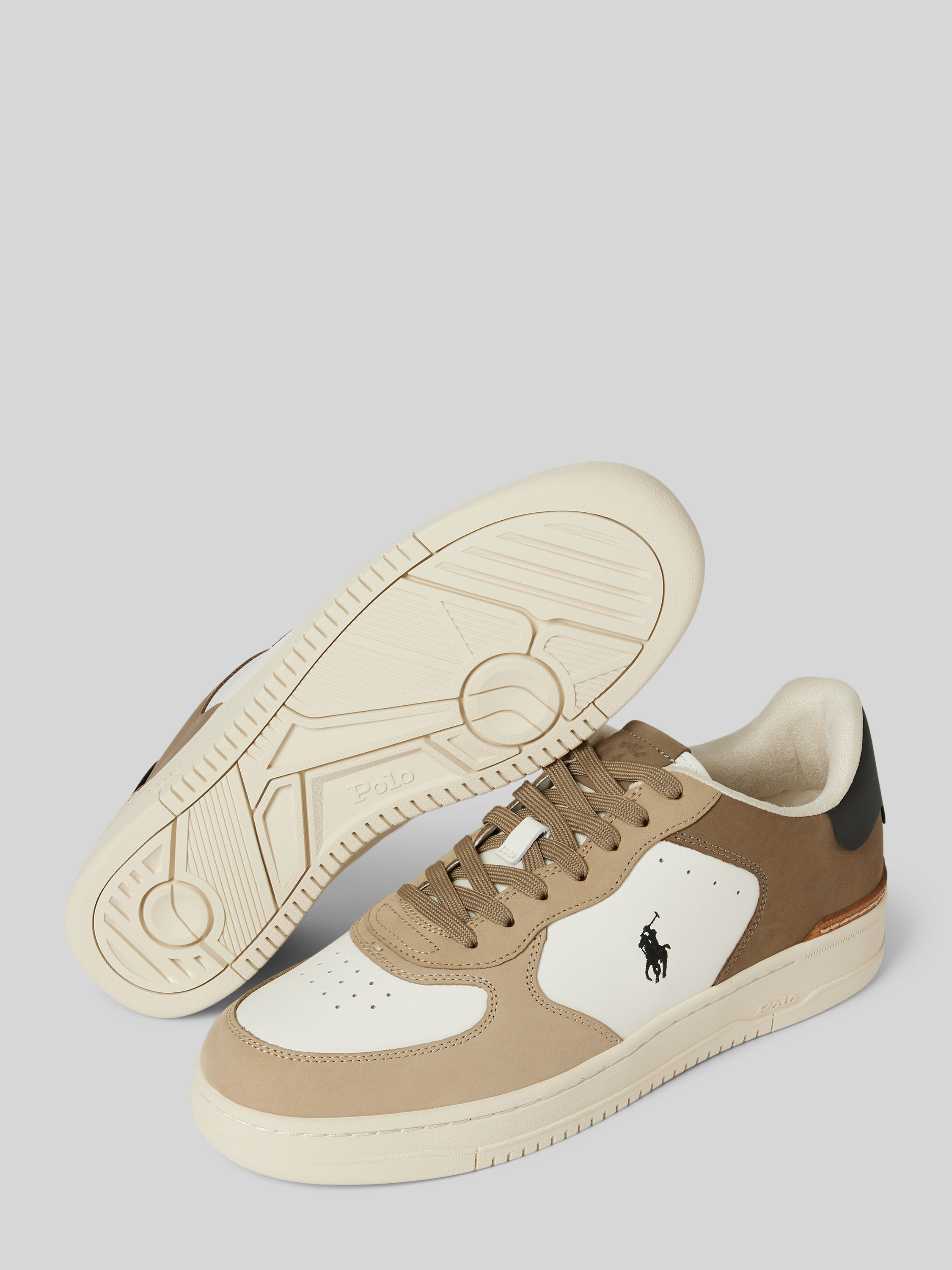 Polo Ralph Lauren Sneaker mit Logo-Stitching Modell 'MASTERS' (beige ...