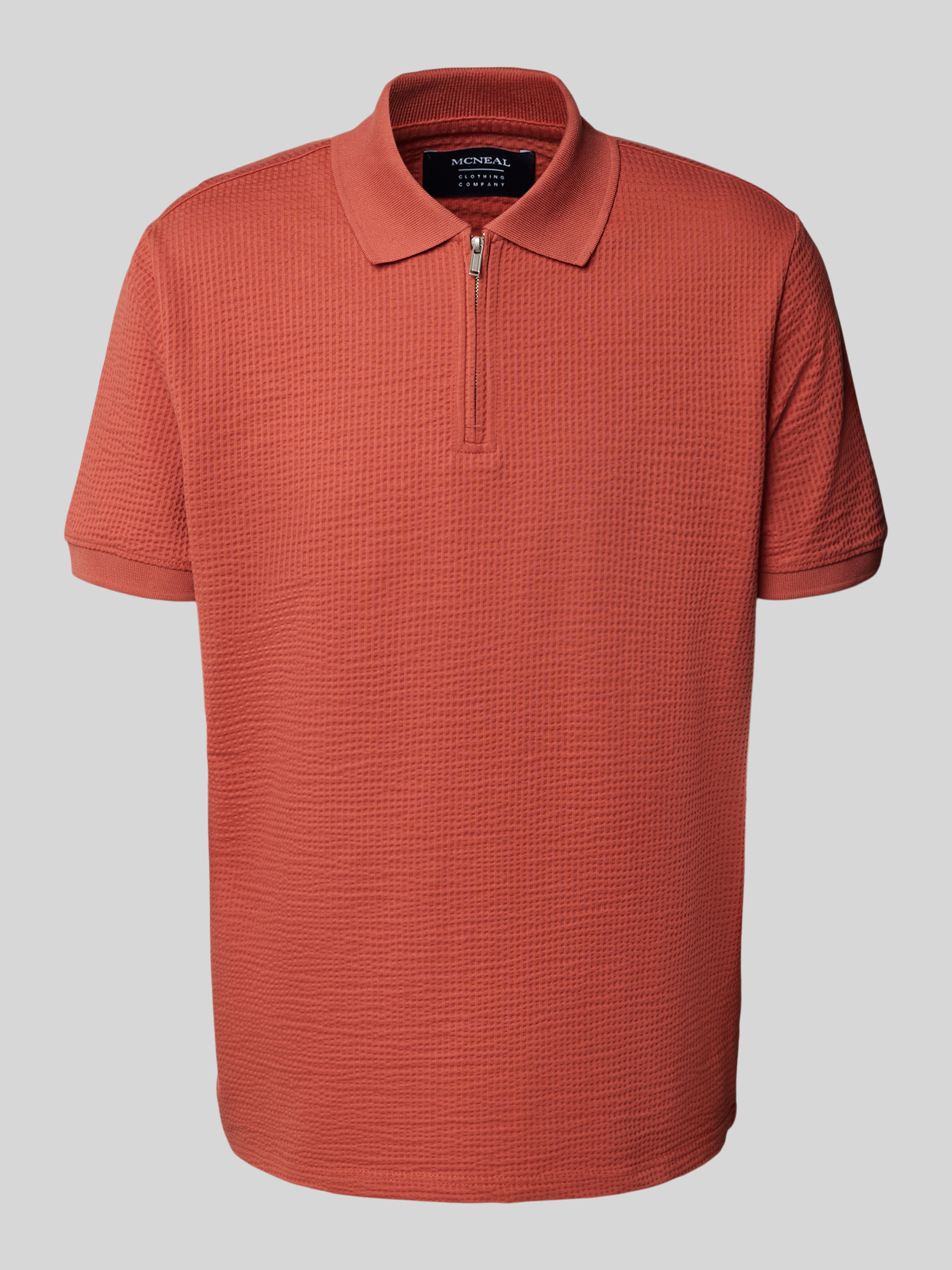 MCNEAL Poloshirt mit kurzem Reißverschluss (terra) online kaufen