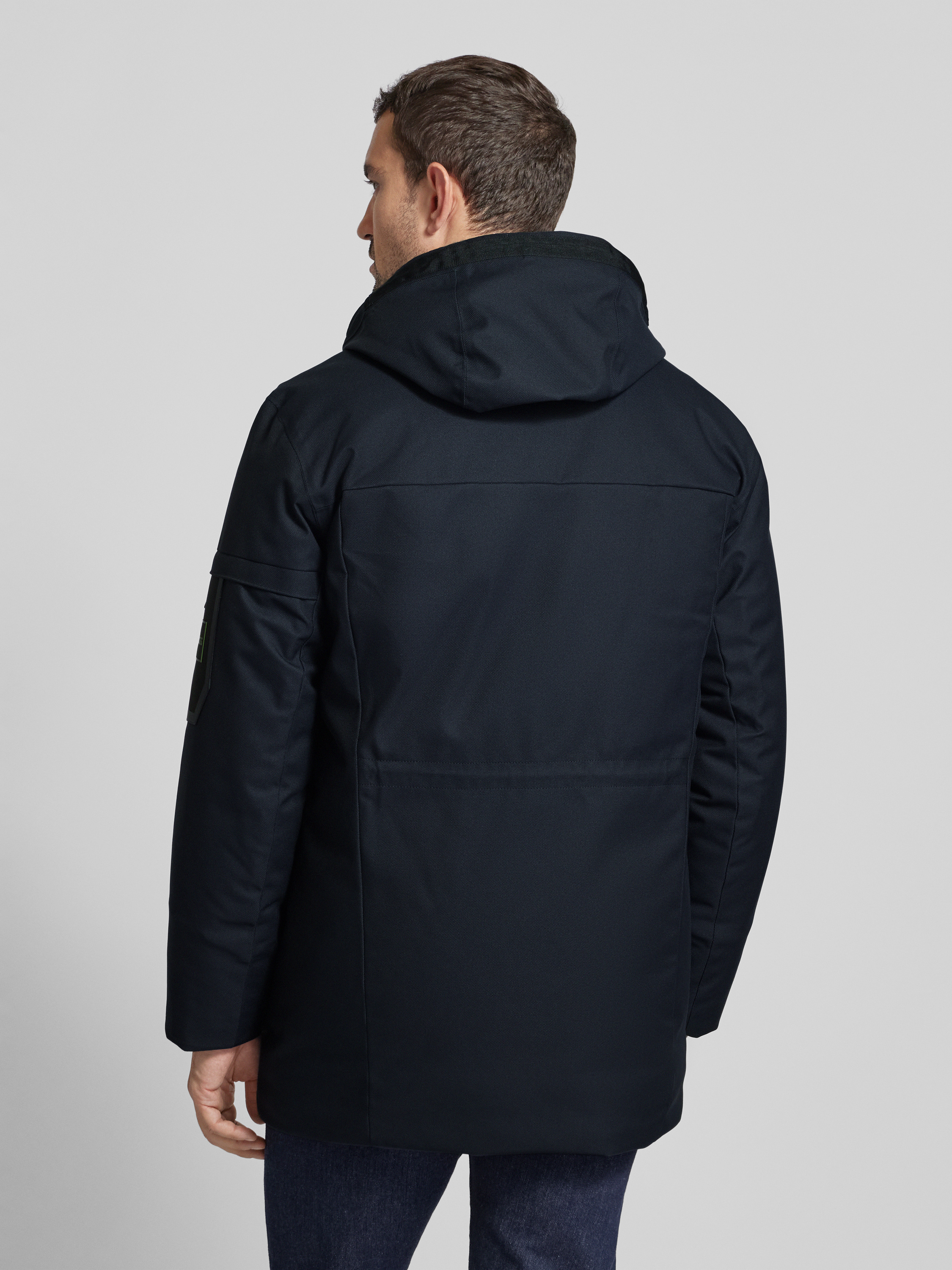 BOSS Green Parka mit Kapuze Modell 'Terra' (dunkelblau) online kaufen