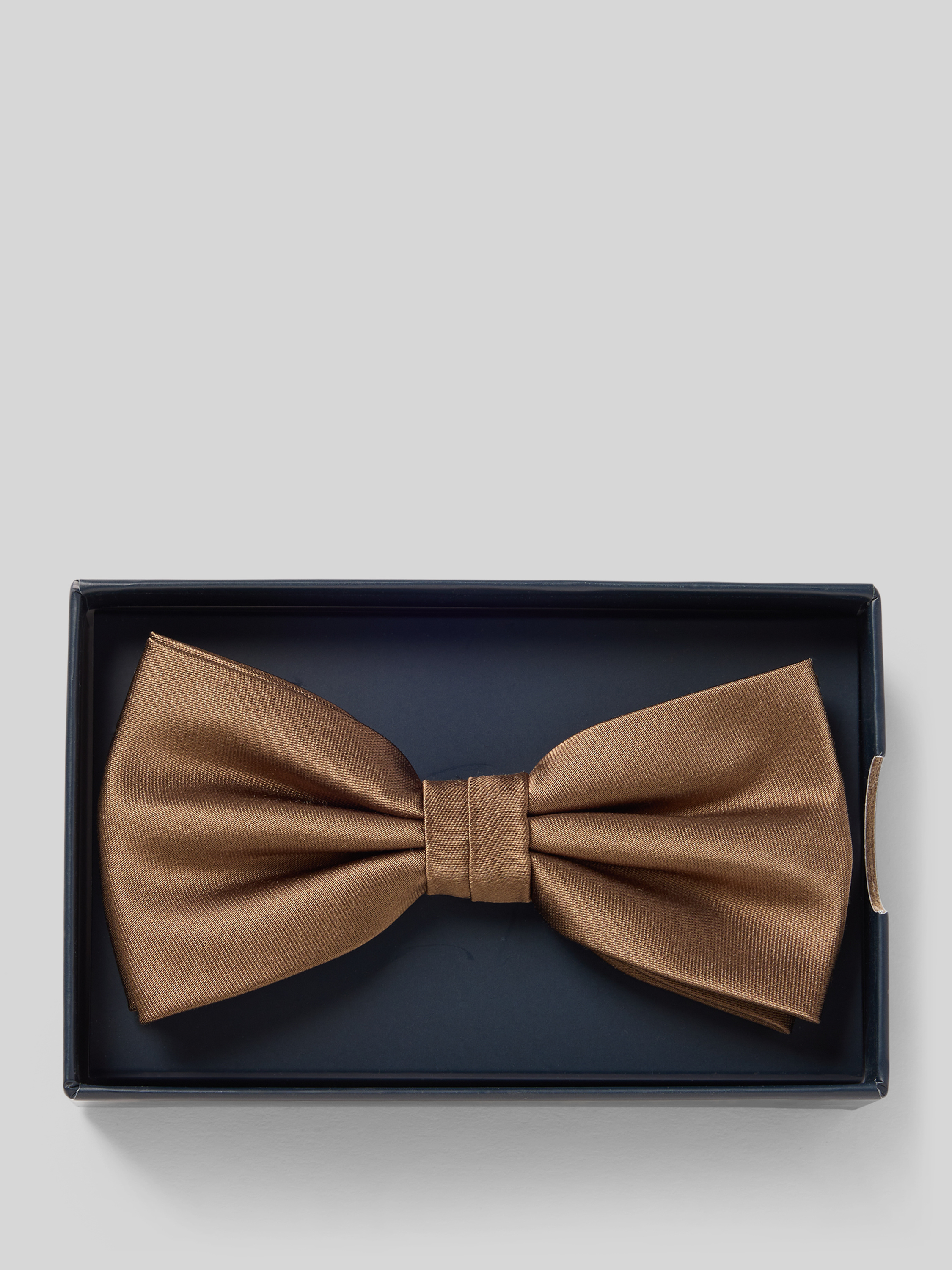 Willen Fliege aus reiner Seide mit verstellbarer Kragenweite (hellbraun) online kaufen