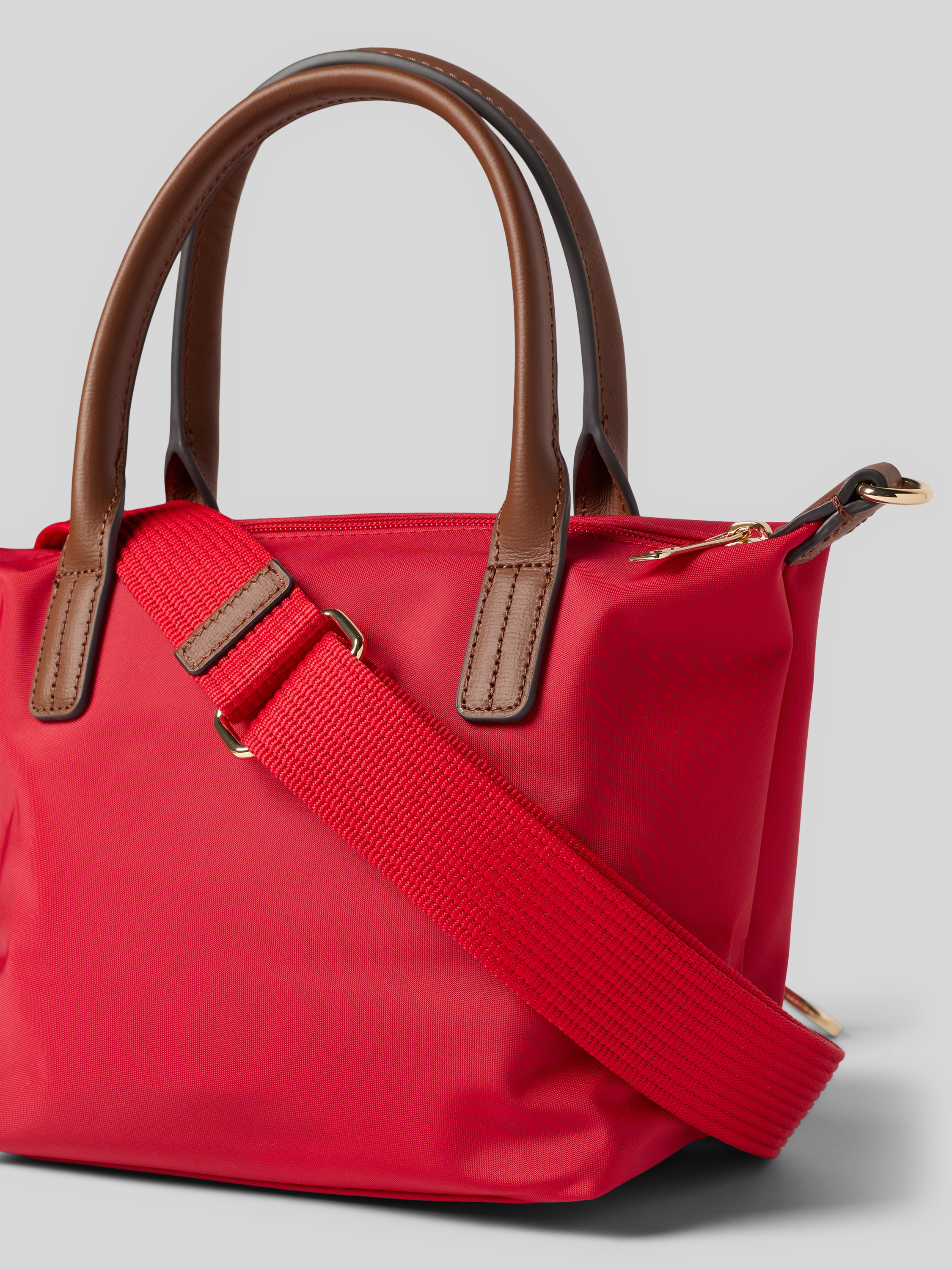 Tommy Hilfiger Schoudertas met logo-applicatie in rood online kopen | P&C