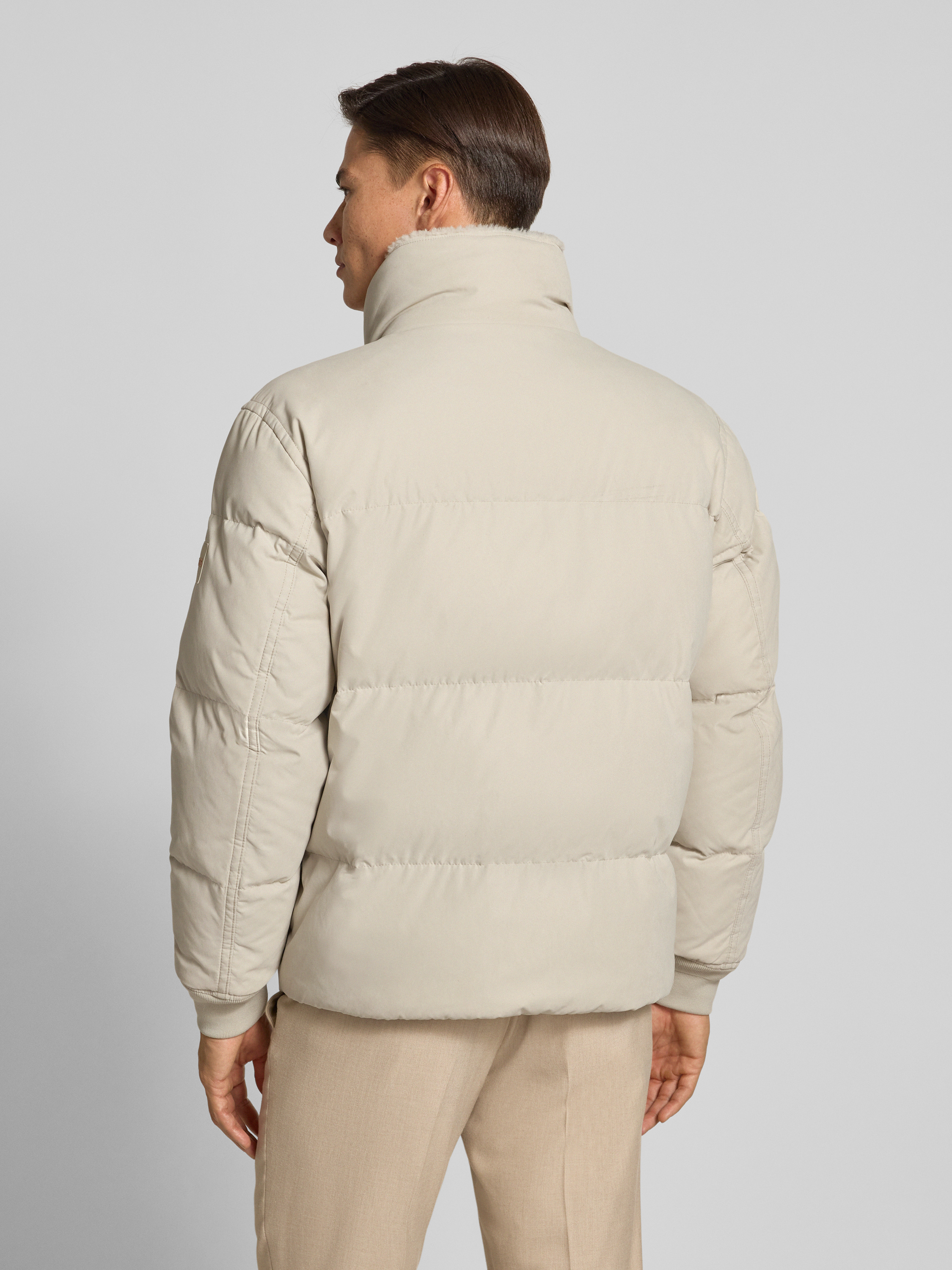 Kup online BOSS Orange Kurtka pikowana o kroju regular fit ze stójką ...