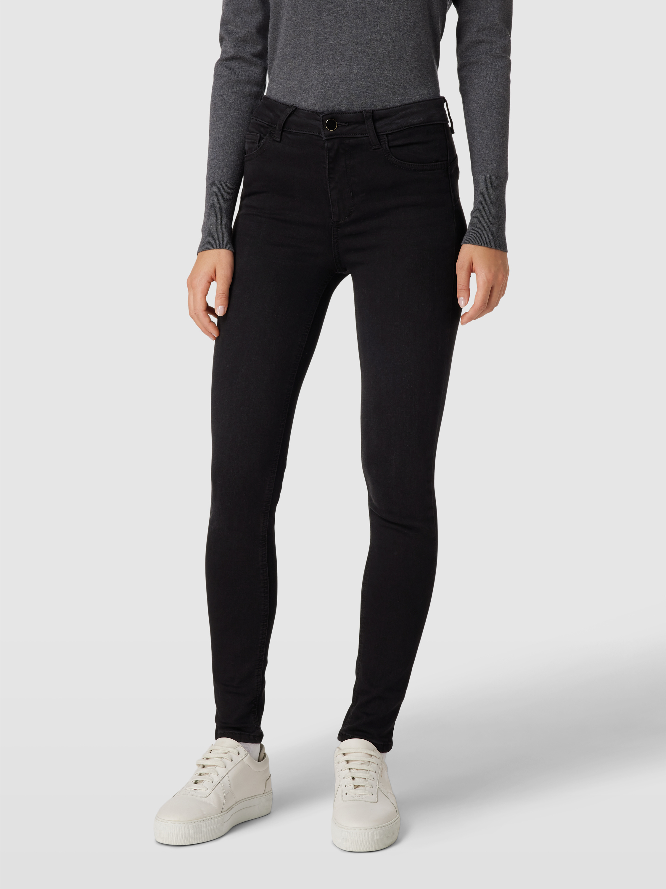 Liu Jo White Slim Fit Jeans im 5-Pocket-Design Modell 'DEVINE' (black ...
