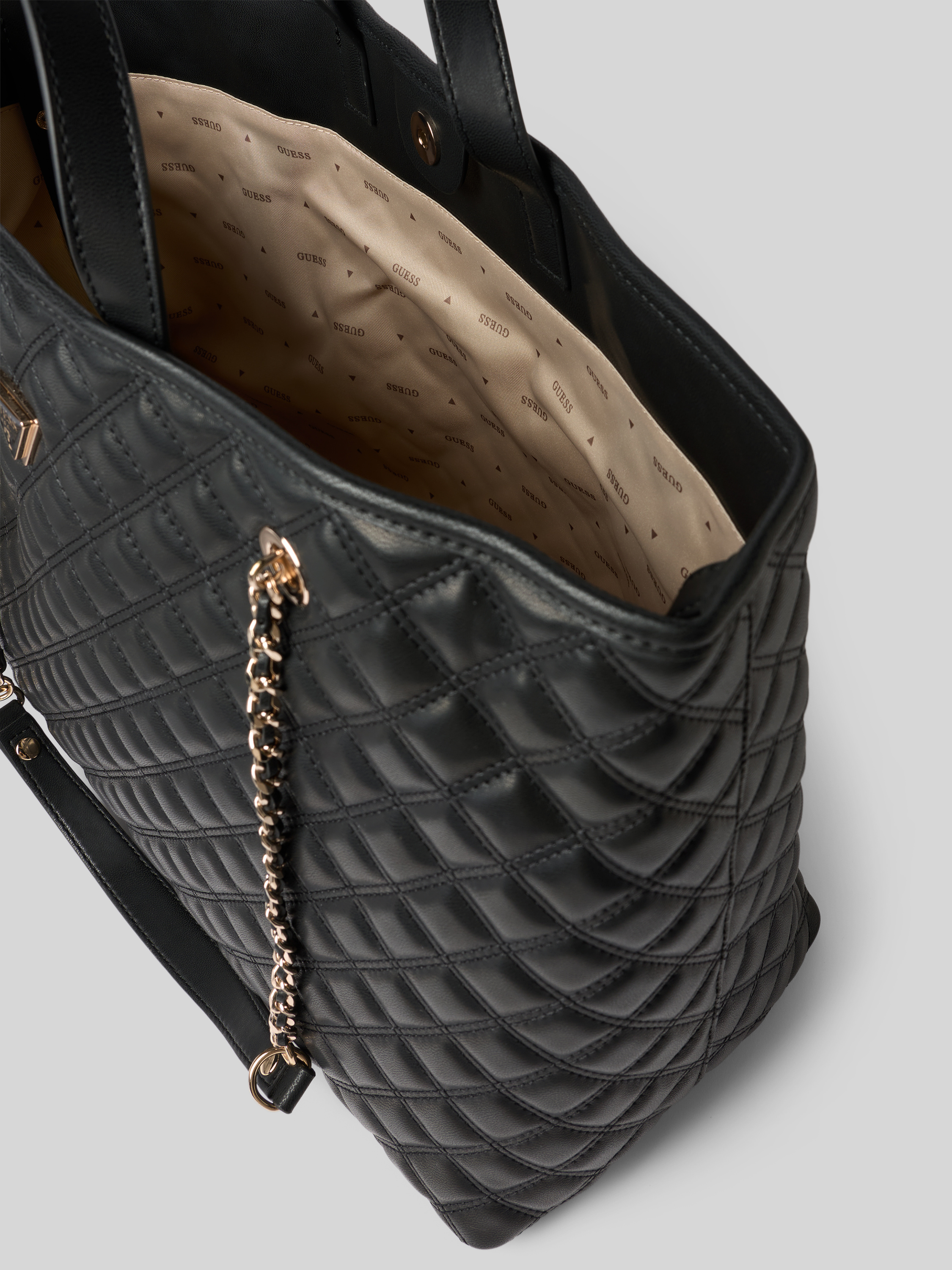 Guess Shopper mit Label-Detail Modell 'GIULLY II LARGE' (black) online ...