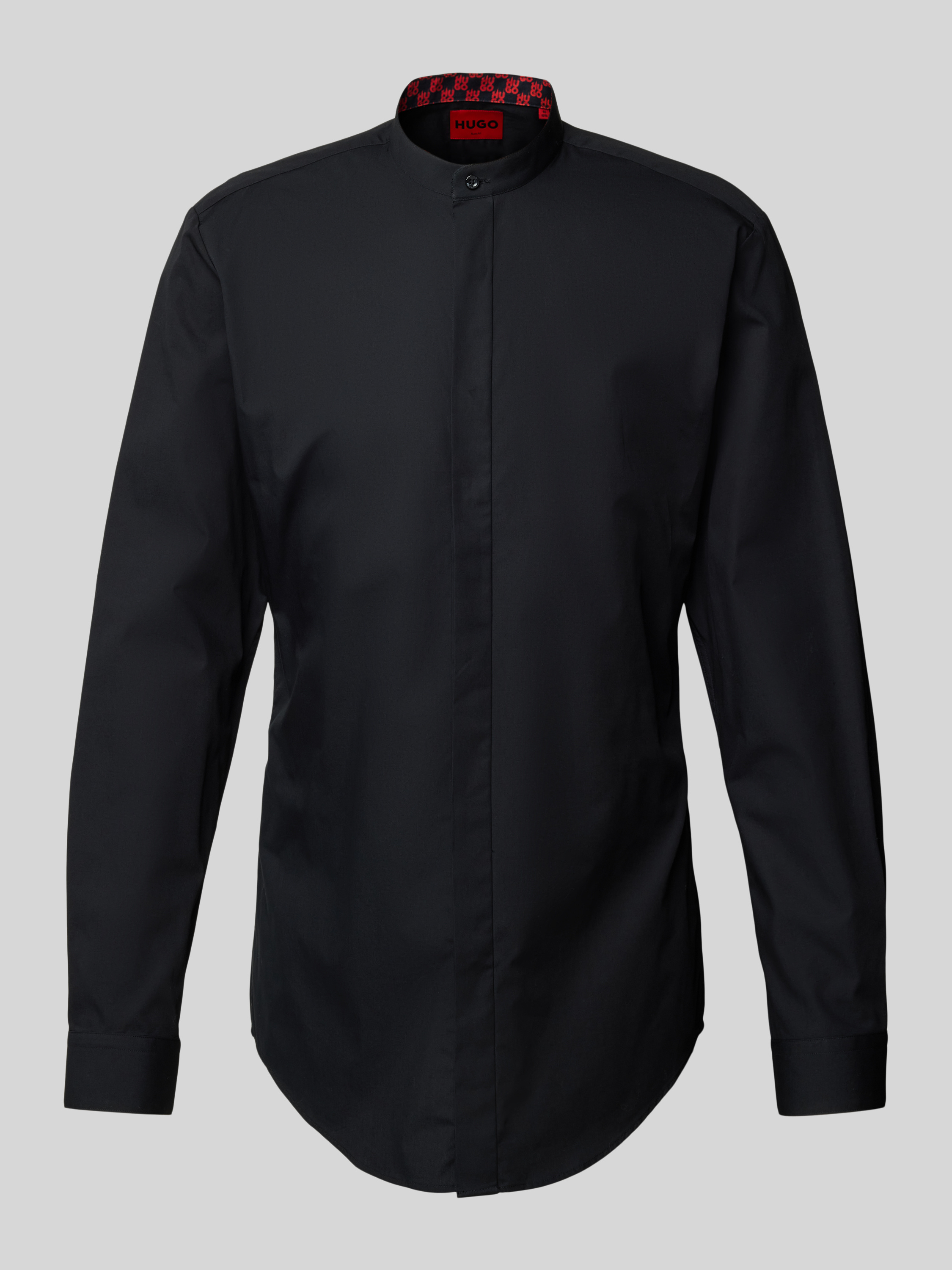 HUGO Regular Fit Business-Hemd mit Maokragen Modell 'Kaleb' (black ...