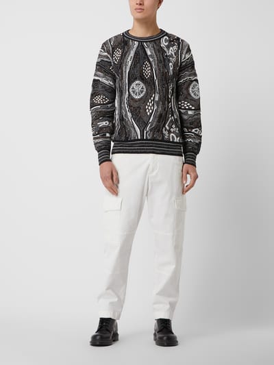 CARLO COLUCCI Pullover mit strukturiertem Muster (black) online kaufen