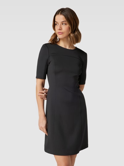 Calvin Klein Womenswear Mini-jurk met ronde hals, model 'TECHNICHAL' in zwart online kopen | P&C