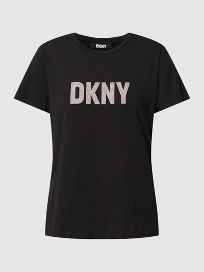 DKNY T-Shirt mit Label-Design Modell 'MARCH' (black) online kaufen