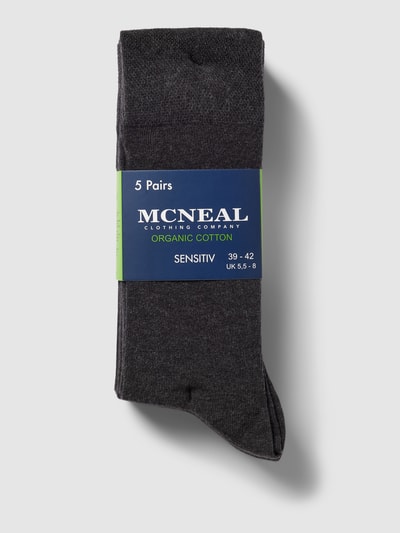 MCNEAL Socken mit elastischem Rippenbündchen im 5er-Pack (anthrazit melange) online kaufen
