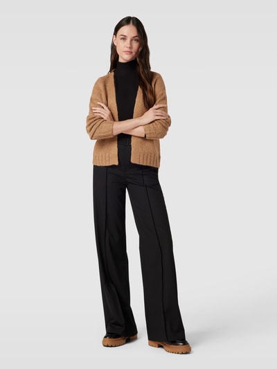 Zero Strickcardigan in unifarbenem Design (camel) online kaufen