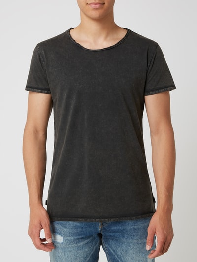 Tigha T-Shirt im Washed Out Look Modell 'Thure' (black) online kaufen