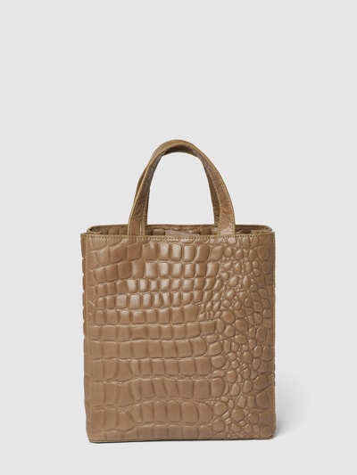 LIEBESKIND BERLIN Tote Bag in Reptil-Optik Modell 'Paper Bag' (schlamm ...